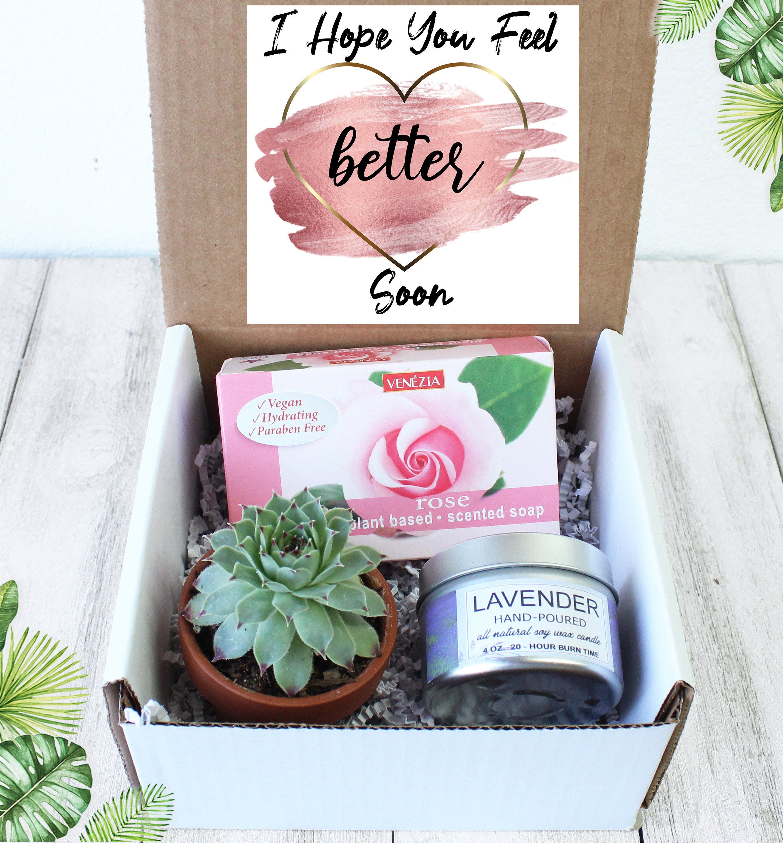 Get Well Care Package Get Well Gift Feel Better Care | Etsy