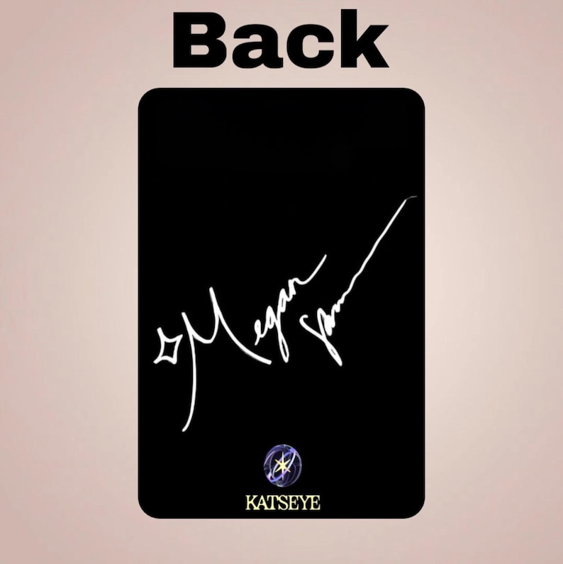 KATSEYE Megan Photocard: Kpop Collectible, Handmade Fan Merch - Etsy