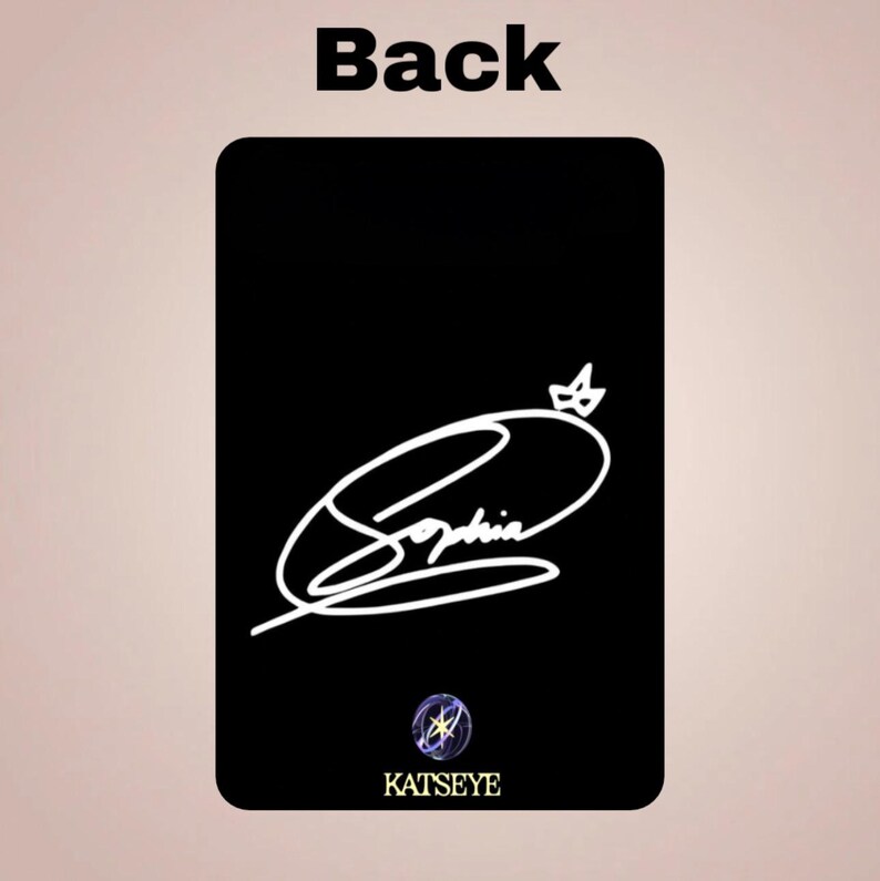 KATSEYE- Sophia / Photocard / Katseye Merch / Kpop / Memorabilia ...