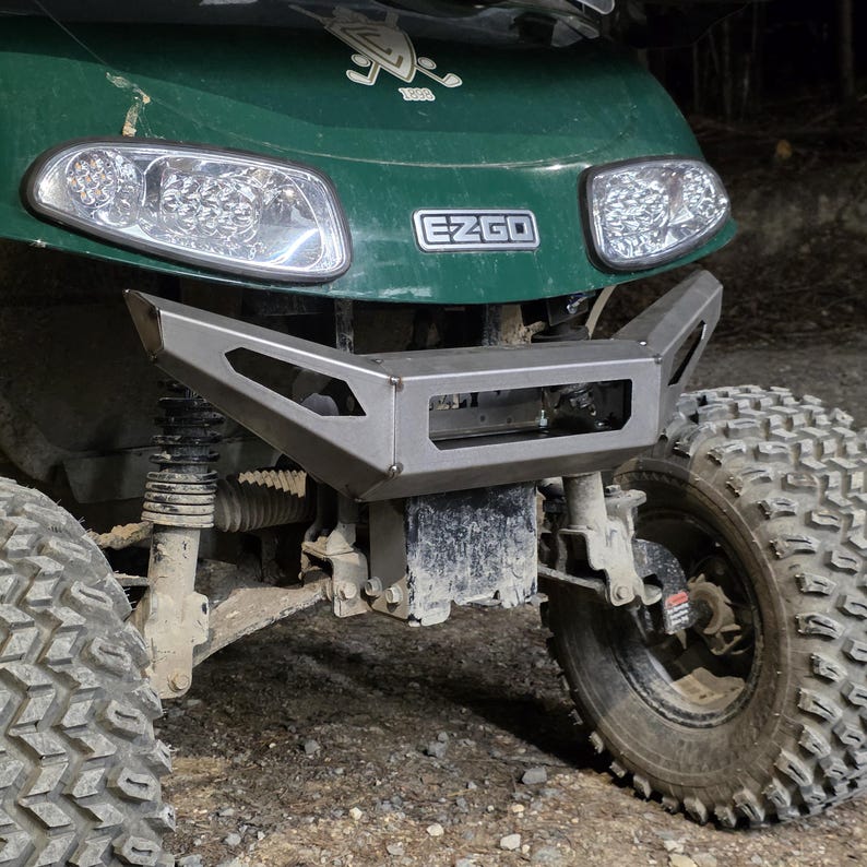 EZGO RXV Golf Cart Bumper, Golf Cart Brush Guard, Golf Cart Winch ...