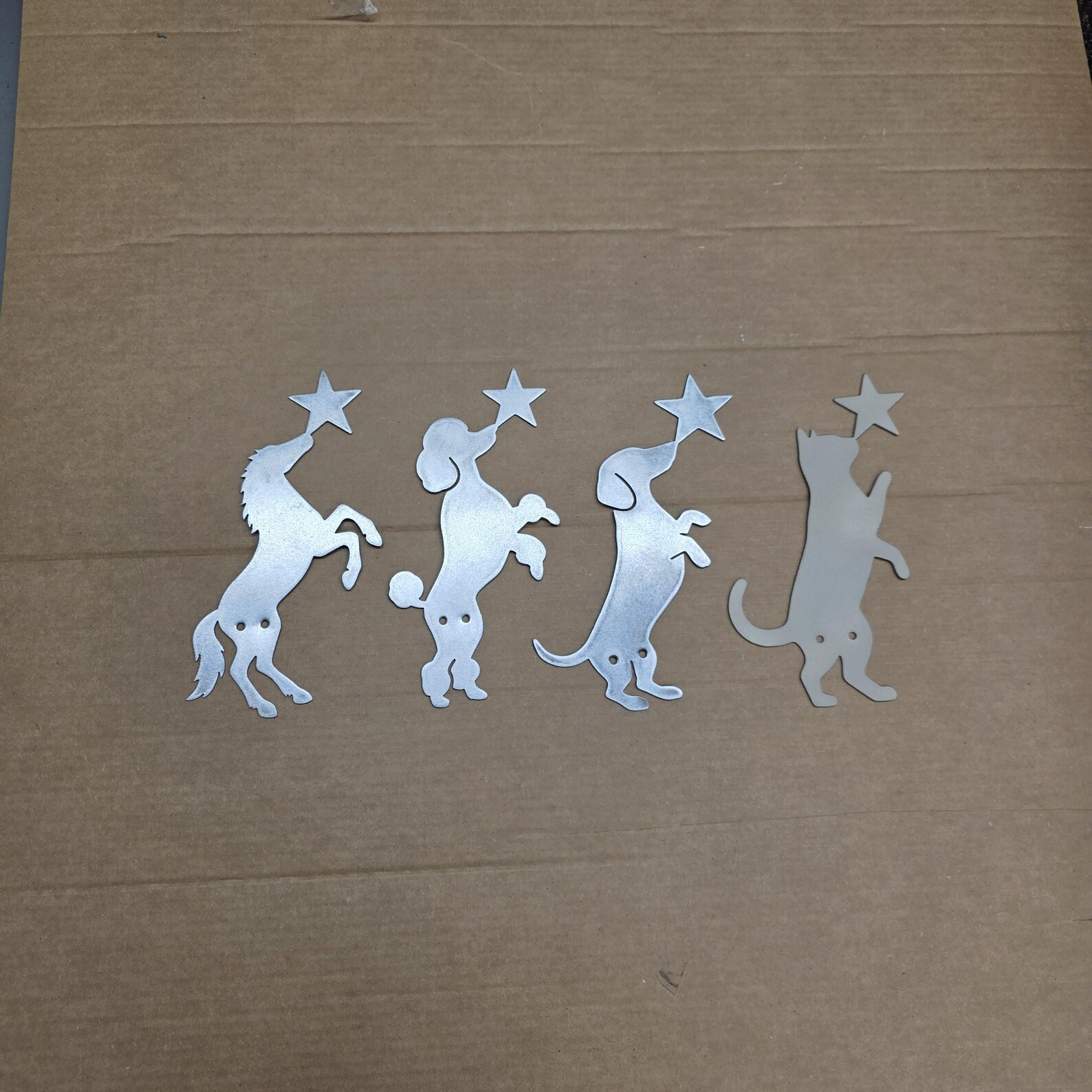 Cat Star Christmas Tree Topper, Cat Holiday Decoration, Christmas Gift ...