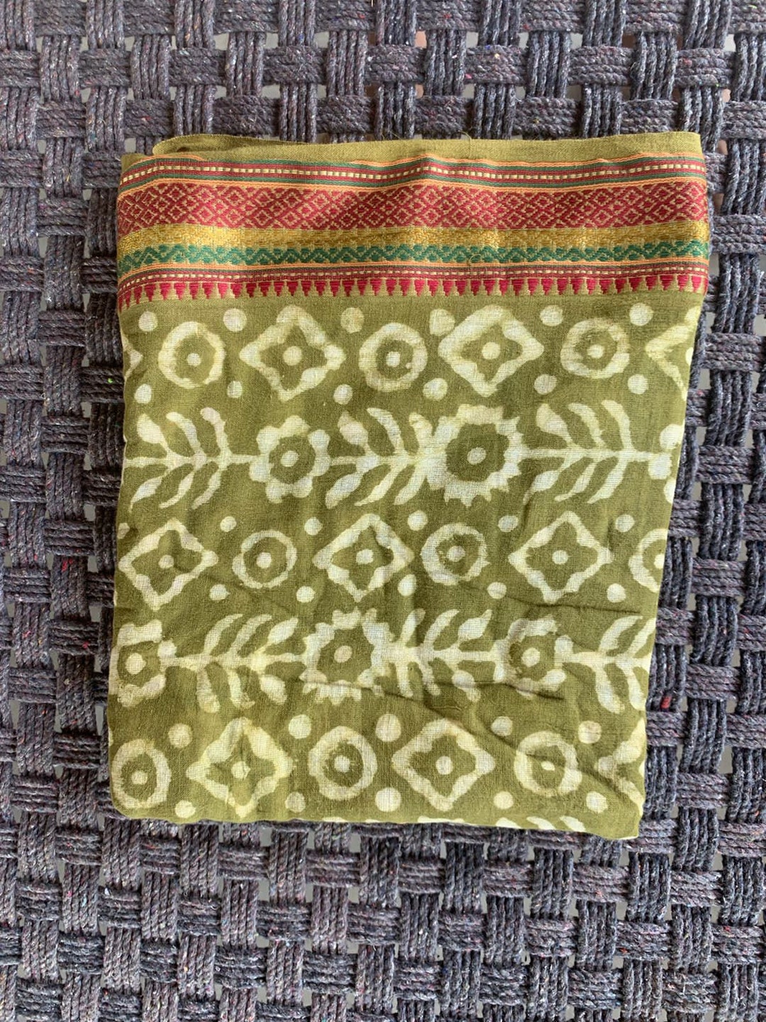 Indian Mud Print Cotton Pareo | Hand Block Printed Sarong | Women's ...