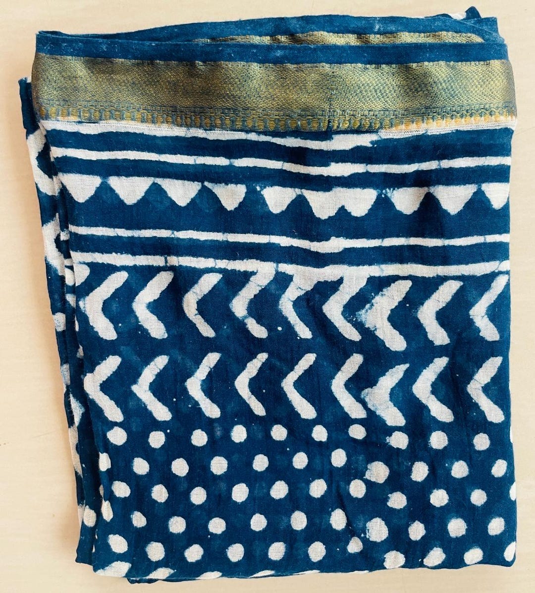 Elegant Indian Cotton Pareo | Mud Print Sarong | Hand Block Print ...