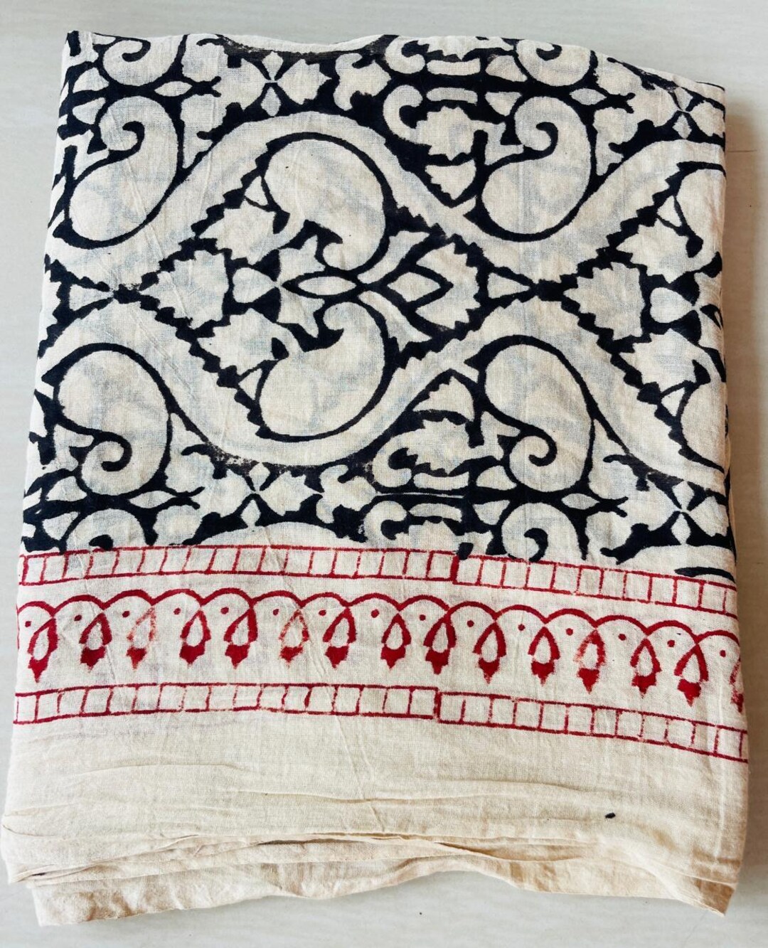 Handmade Cotton Block Print Pareo: Indian Sarong Scarf - Etsy