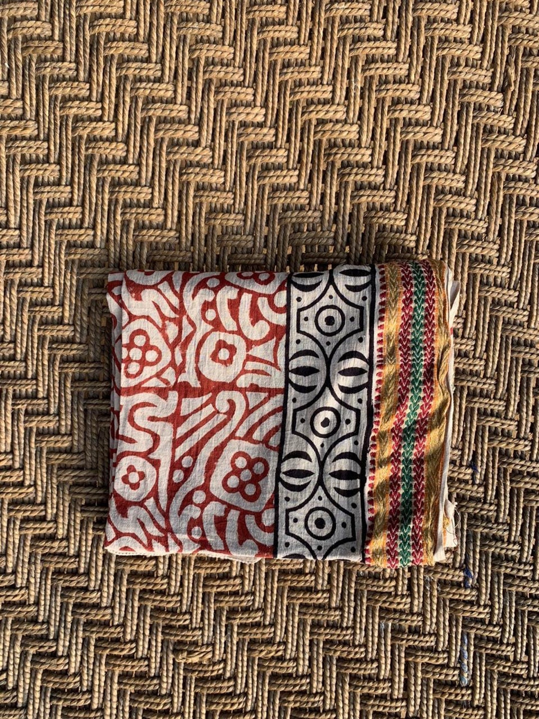 Indian Handmade Cotton Pareo Hand Block Print Sarong Elegant Women's ...