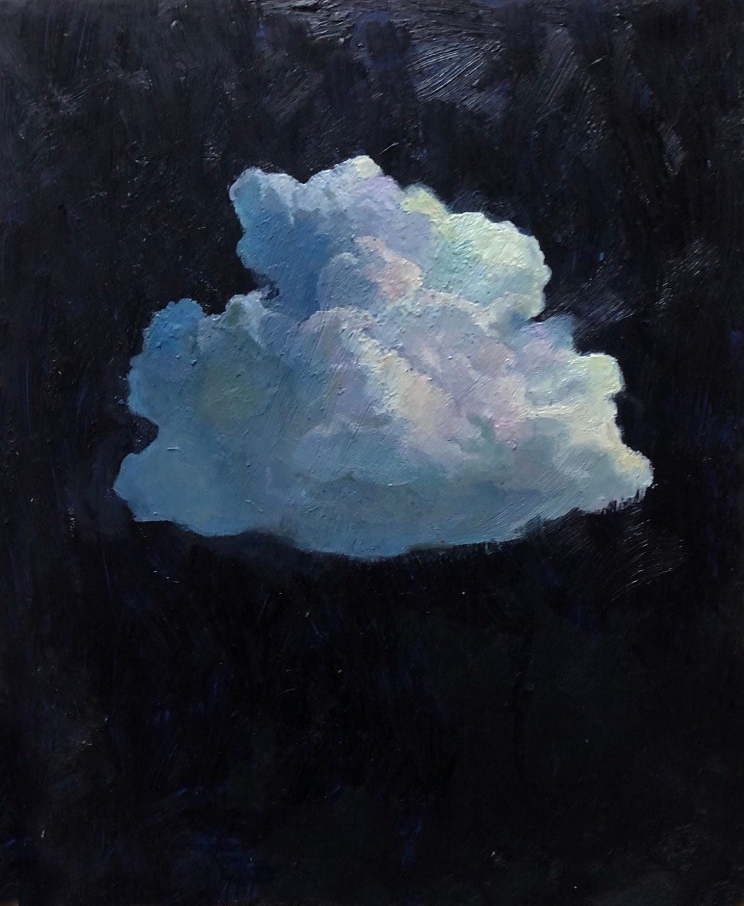 Custom Cloud Oil Ladscape Original Painting Sky Wall Art Colorful ...