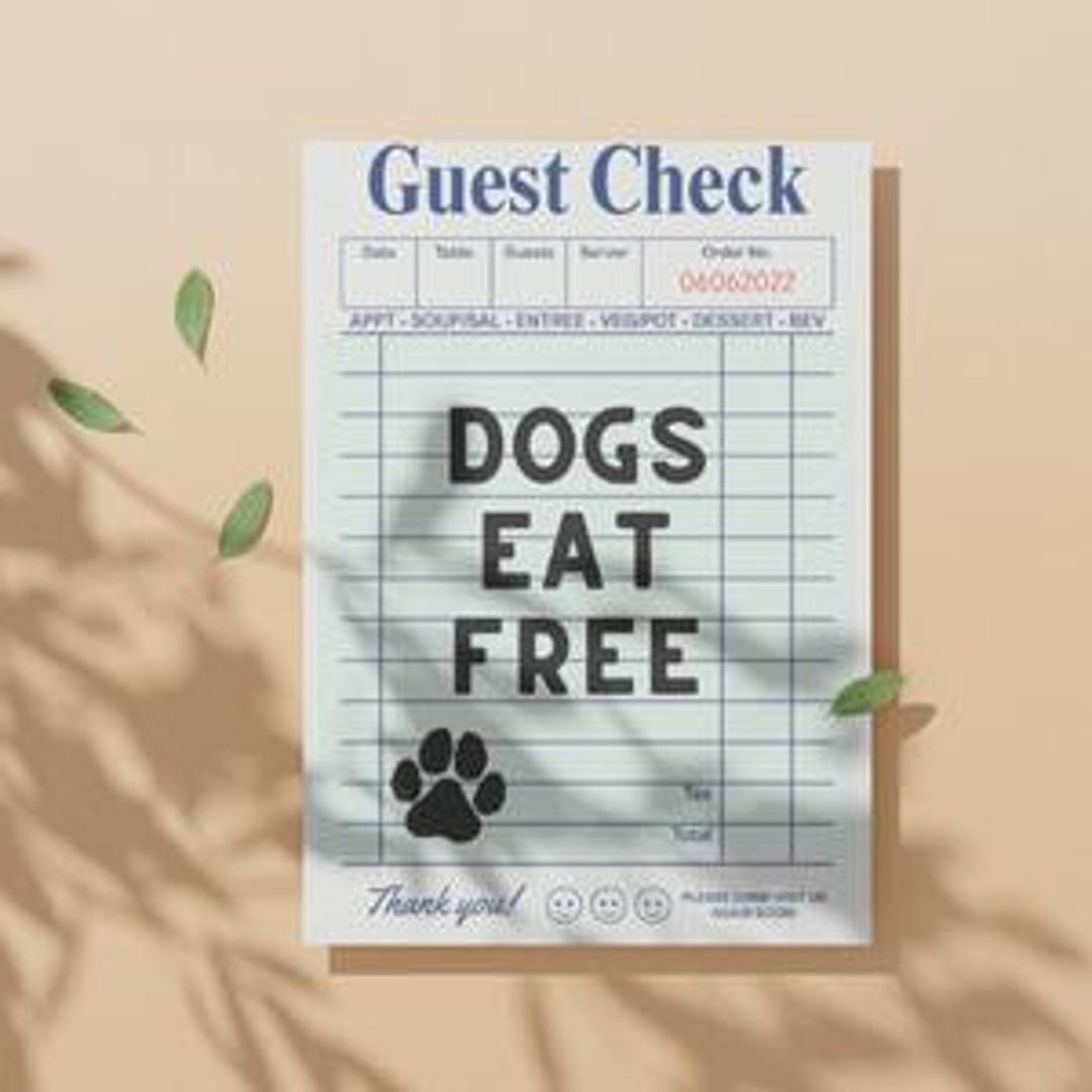 Dogs Eat Free Wall Art | Digital Download | Art Print - Etsy