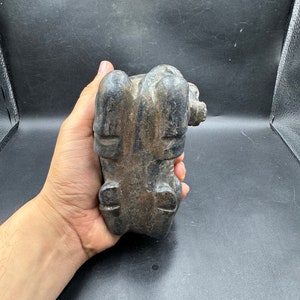 Wonderful Old Ancient Near Eastern Bull Carved Animal Black Stone ...