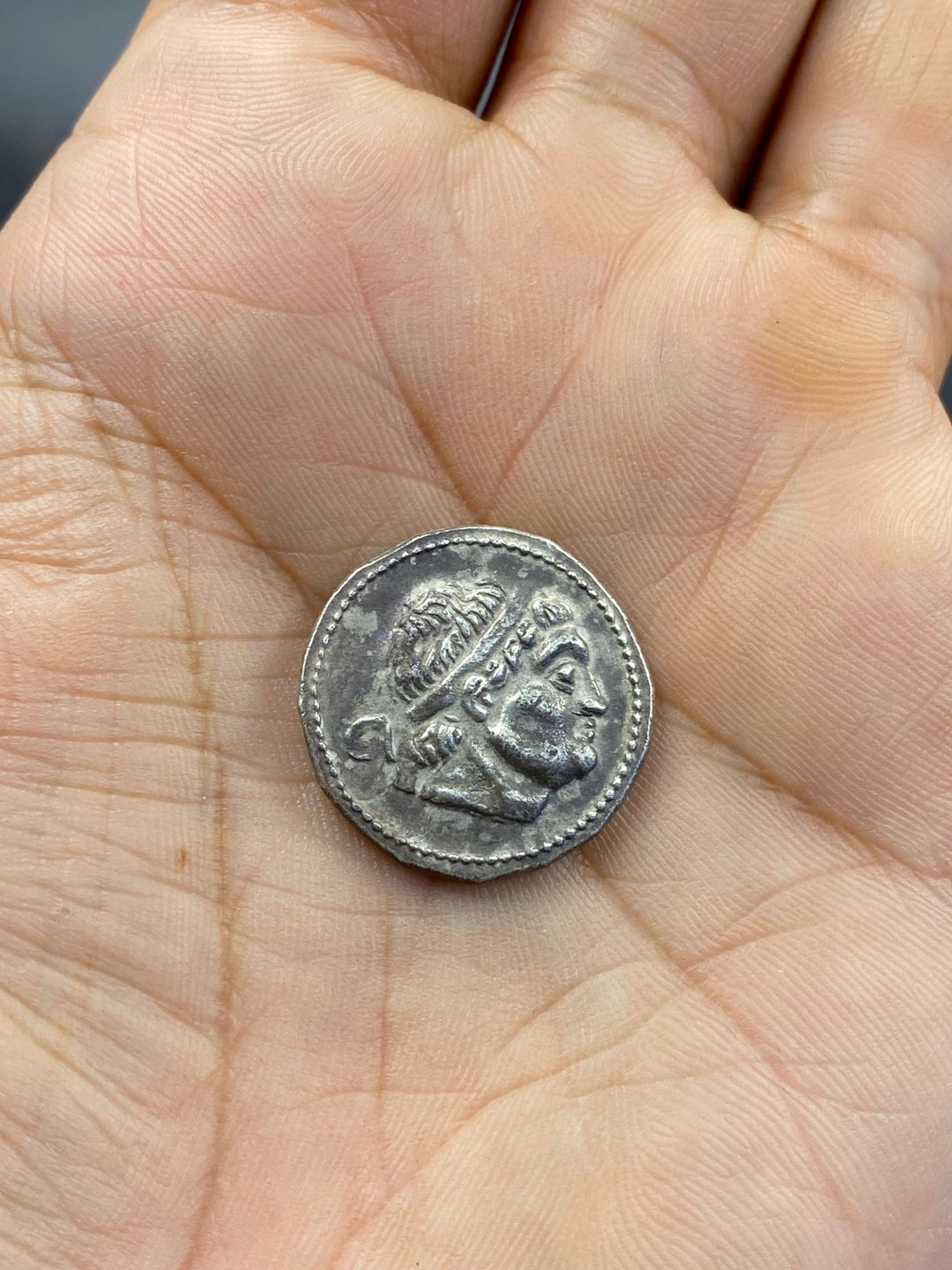 Genuine Old Ancient Greek Empire Solid Silver Coin Excellence Piece - Etsy