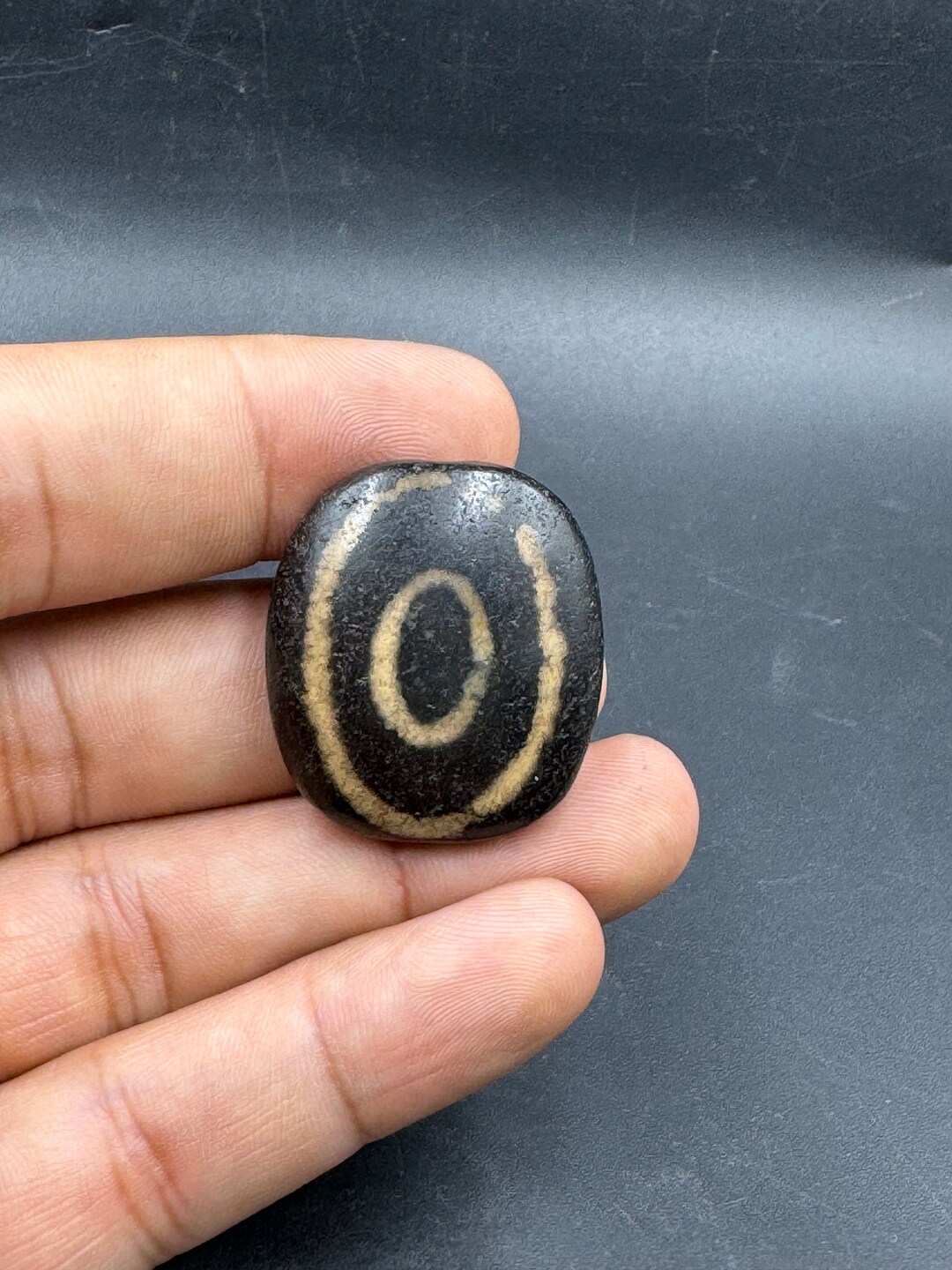Antique Tibetan Dzi Bead: One Eye Buddhism Amulet - Etsy