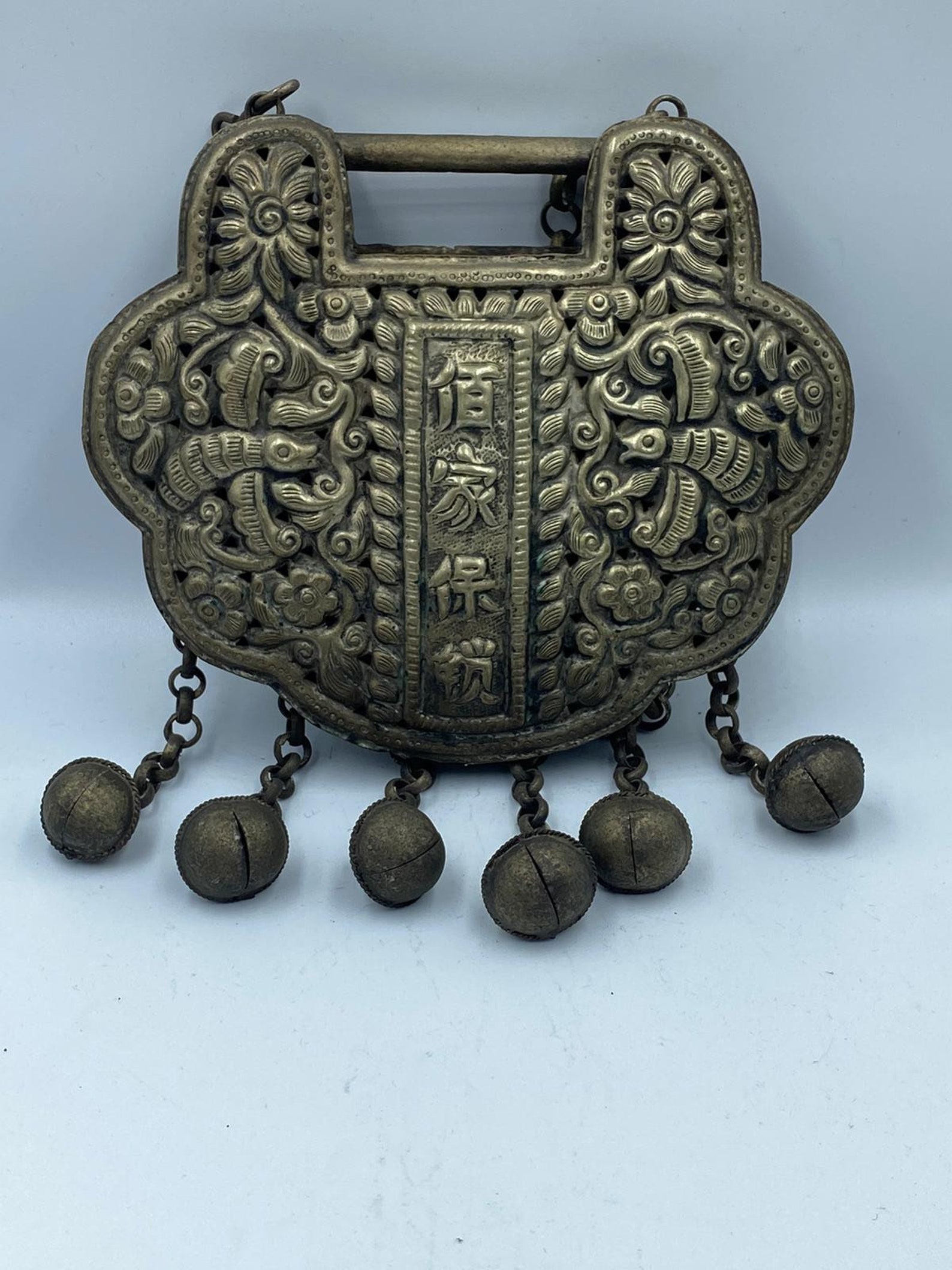 Very Beautiful Old Stunning Ancient Tibetan Big Chain Pendant - Etsy