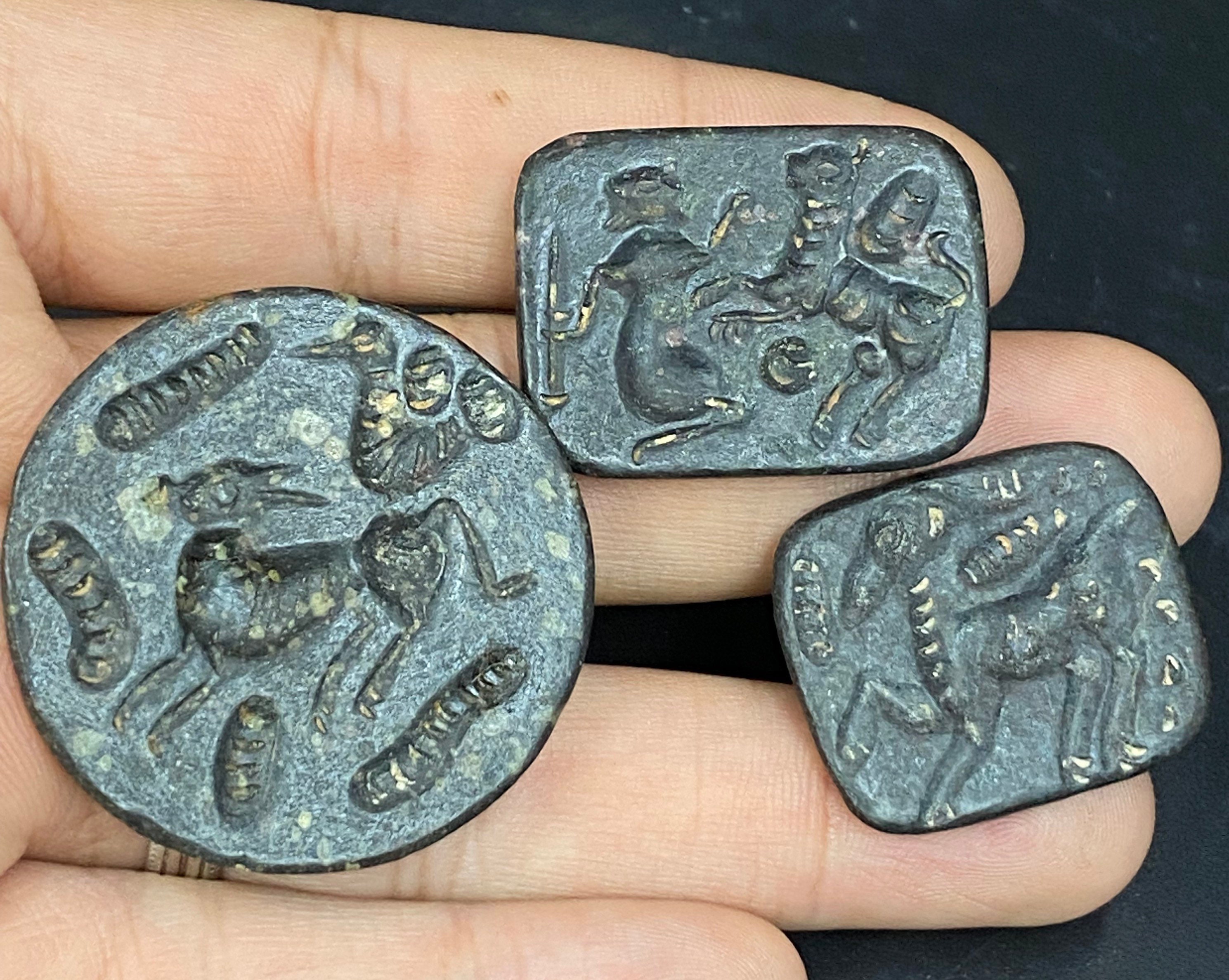 Rare Old Ancient Greek Emperor Black Jasper Signet Stamp | Etsy