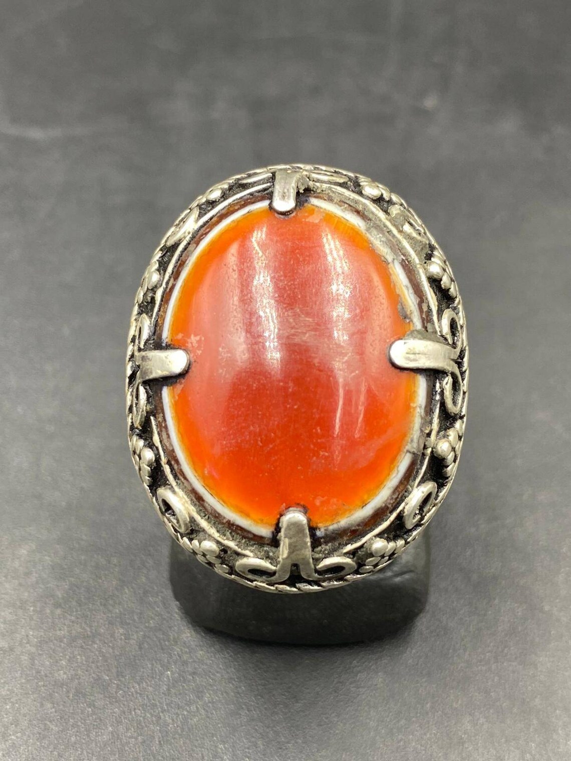 Beautifull Old Natural Brown Evil Eye Agate With Sterling - Etsy New ...