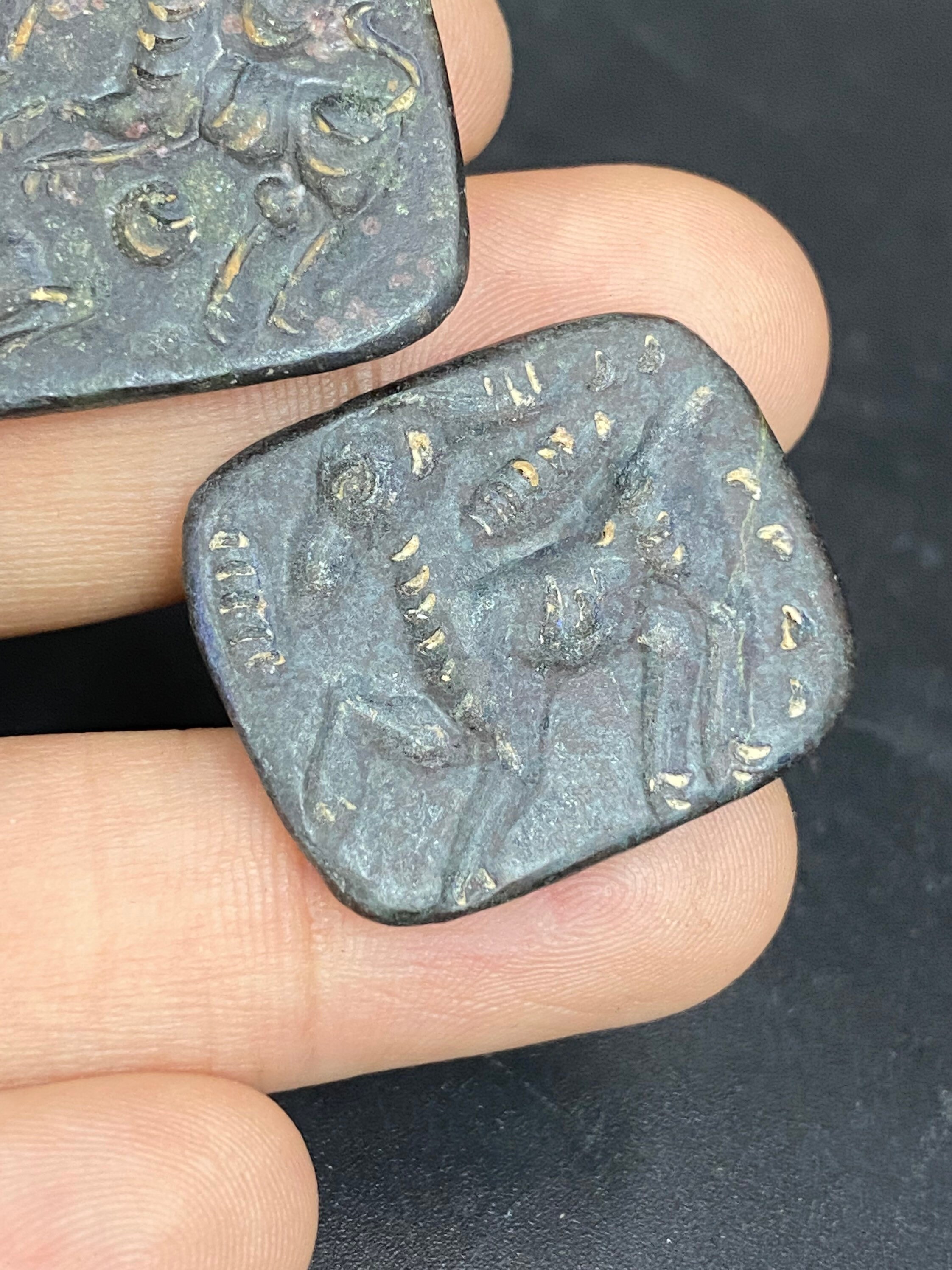 Rare Old Ancient Greek Emperor Black Jasper Signet Stamp | Etsy