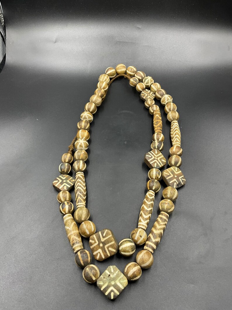 Antique Old Pumtek Pyu Beads Necklace Beautiful Etched Bead - Etsy