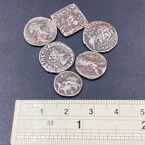 Beautiful Lot of Ancient Silver Coin Very Unique and Collectible 6 ...