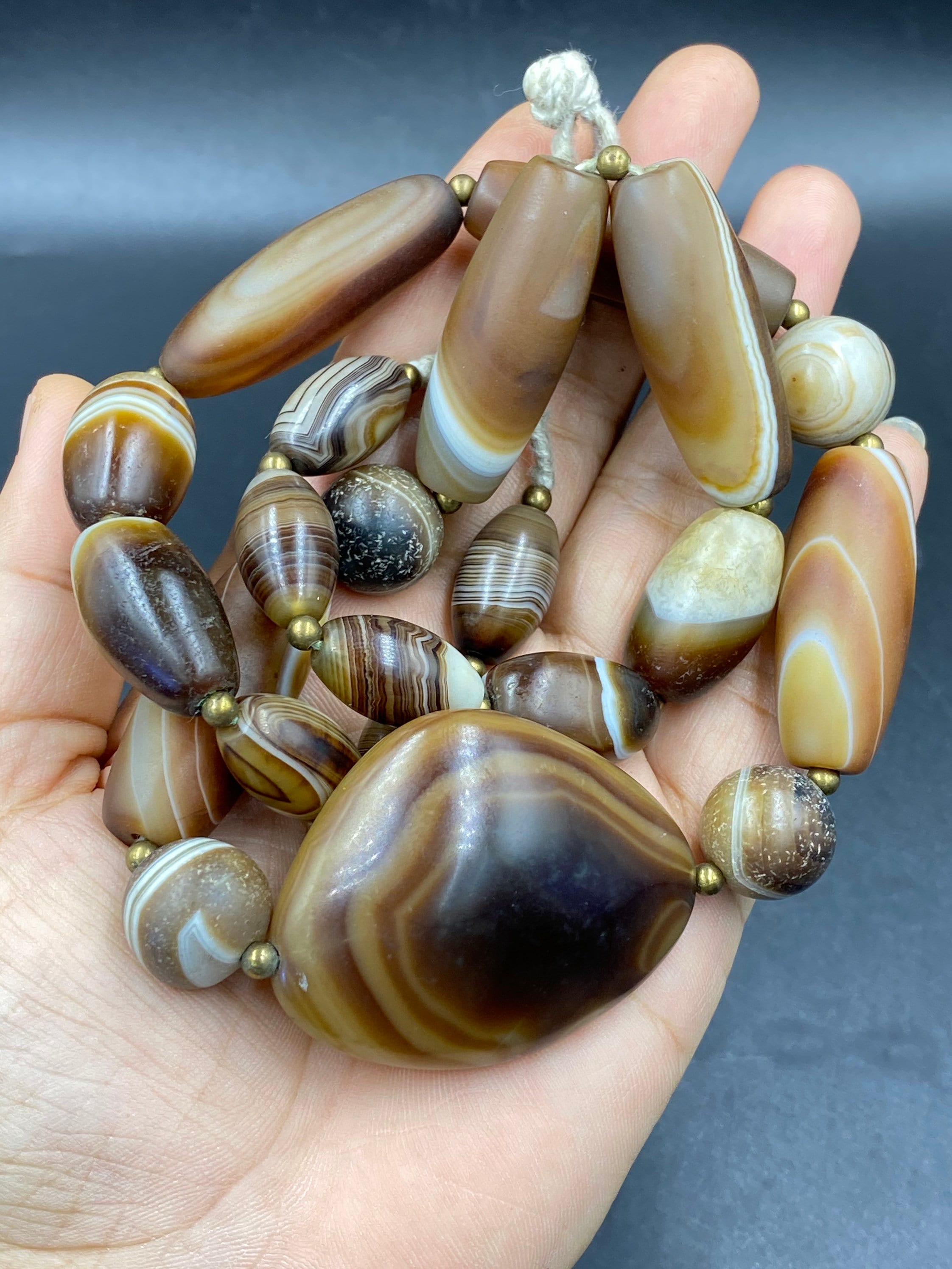 Very Beautiful Old Antique Tibetan Suleimani Agate Beads - Etsy