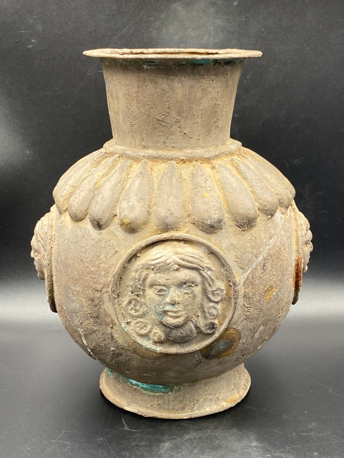 Rareold Ancient Roman Genuine Silver Vase Excellence Patina - Etsy