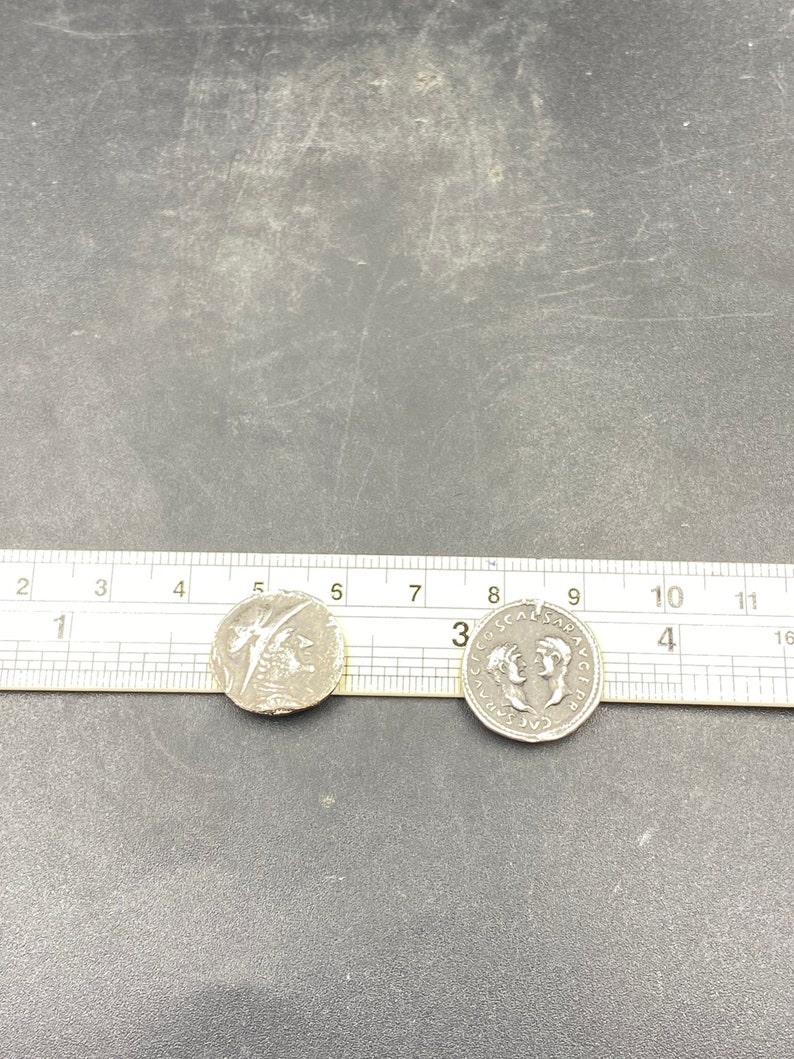 2 Piece Very Beautiful Old Ancient Solid Silver Coin - Etsy