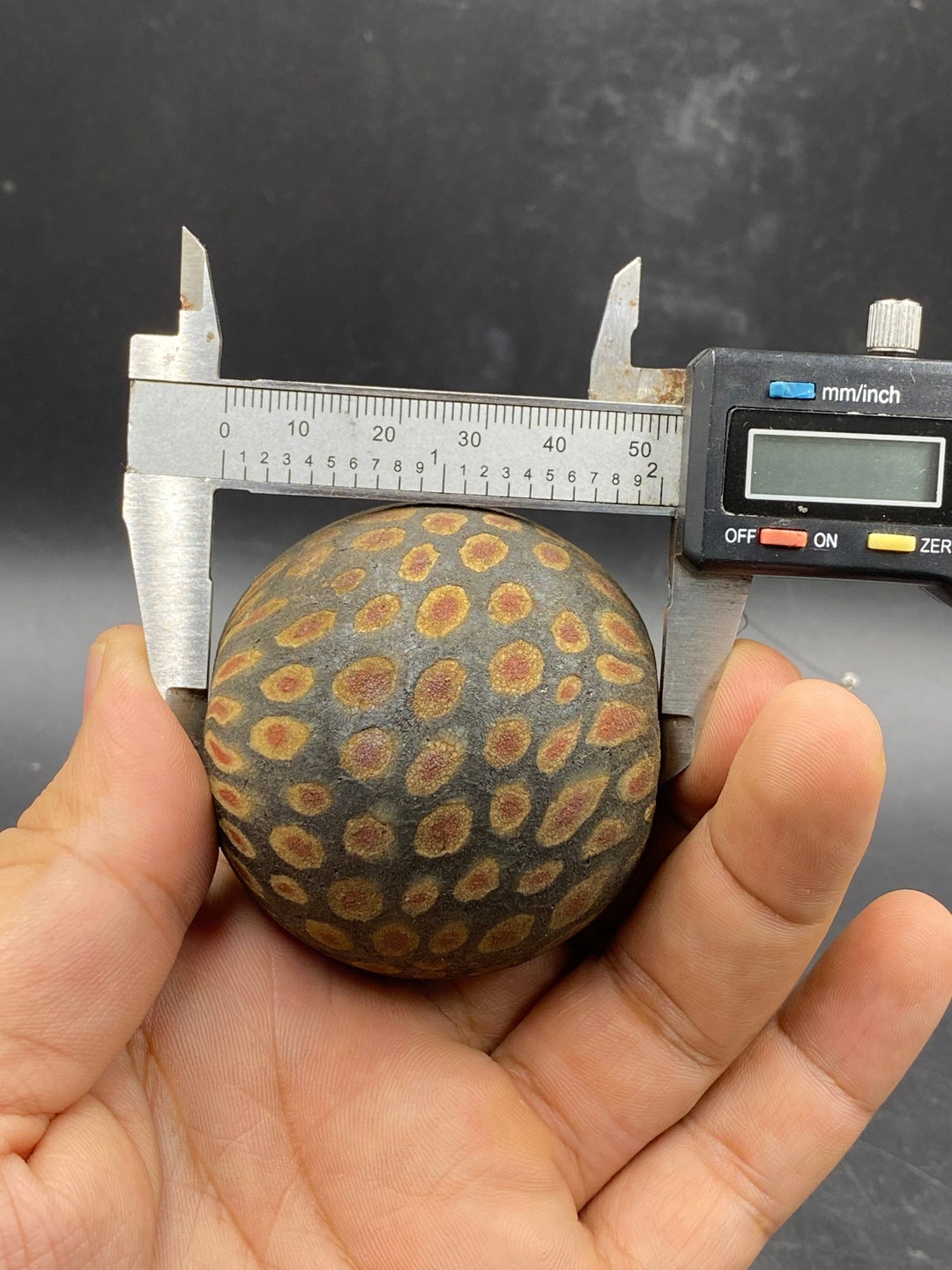 Very Unique Large Size Antique Round Gabri Glass Bead - Etsy