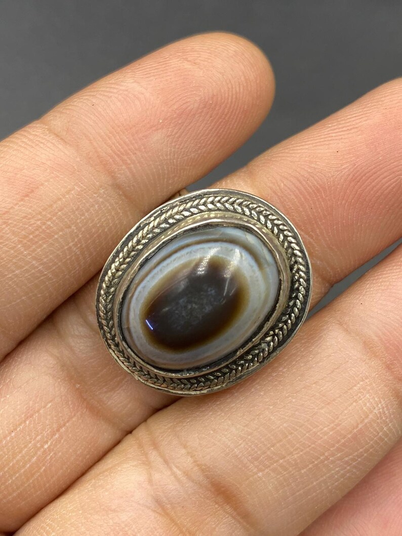 Very Beautiful Old Ancient Tibetan Evil Eye Black and White - Etsy