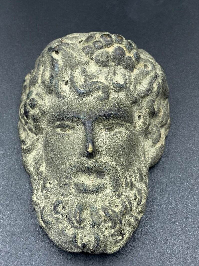 Very Old Ancient Indo-greek Bronze Zeus Face Mask 1st-3th | Etsy
