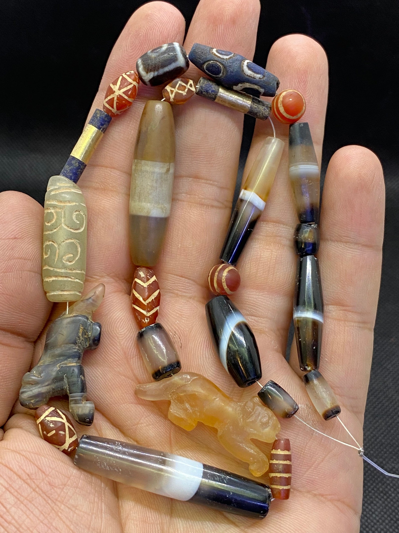 Rare Old Ancient Mixed Unique Beads Collectible Bead - Etsy