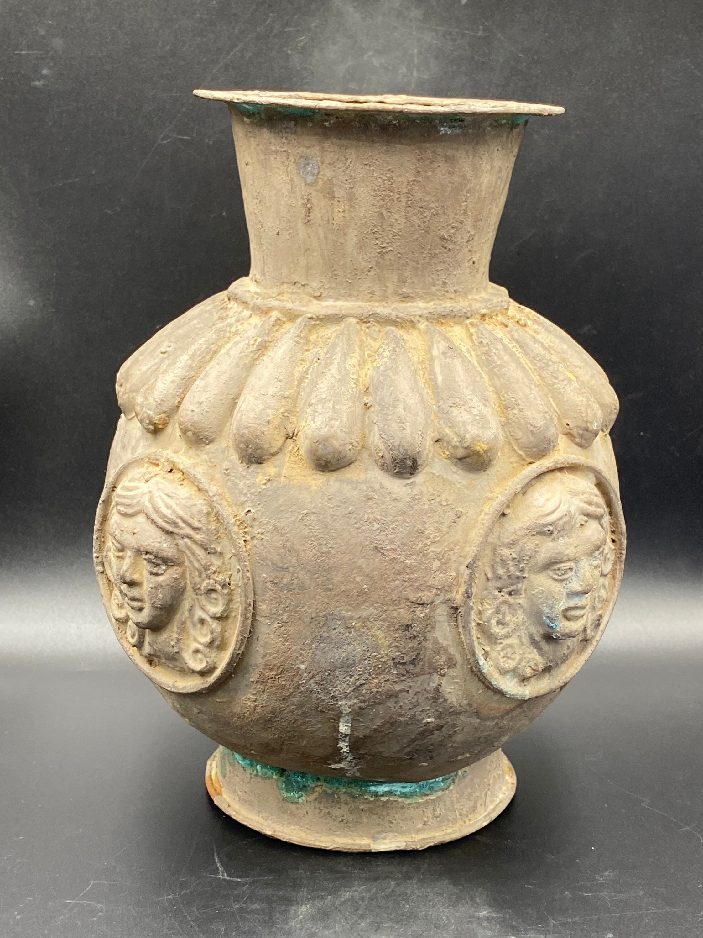Rareold Ancient Roman Genuine Silver Vase Excellence Patina - Etsy
