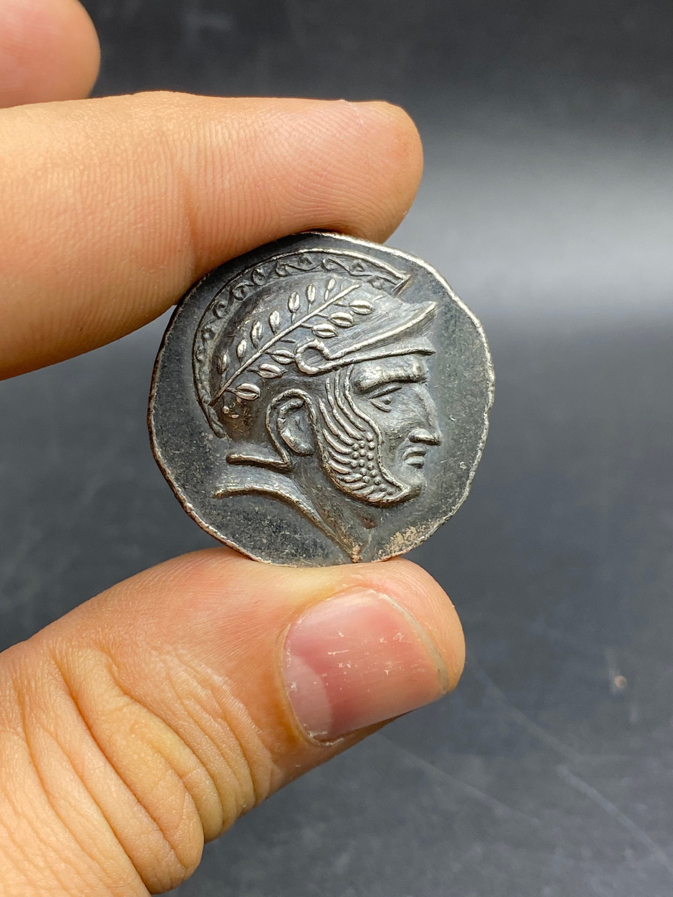 Wonderful Old Ancient Greek Solid Silver Coin Excellence - Etsy