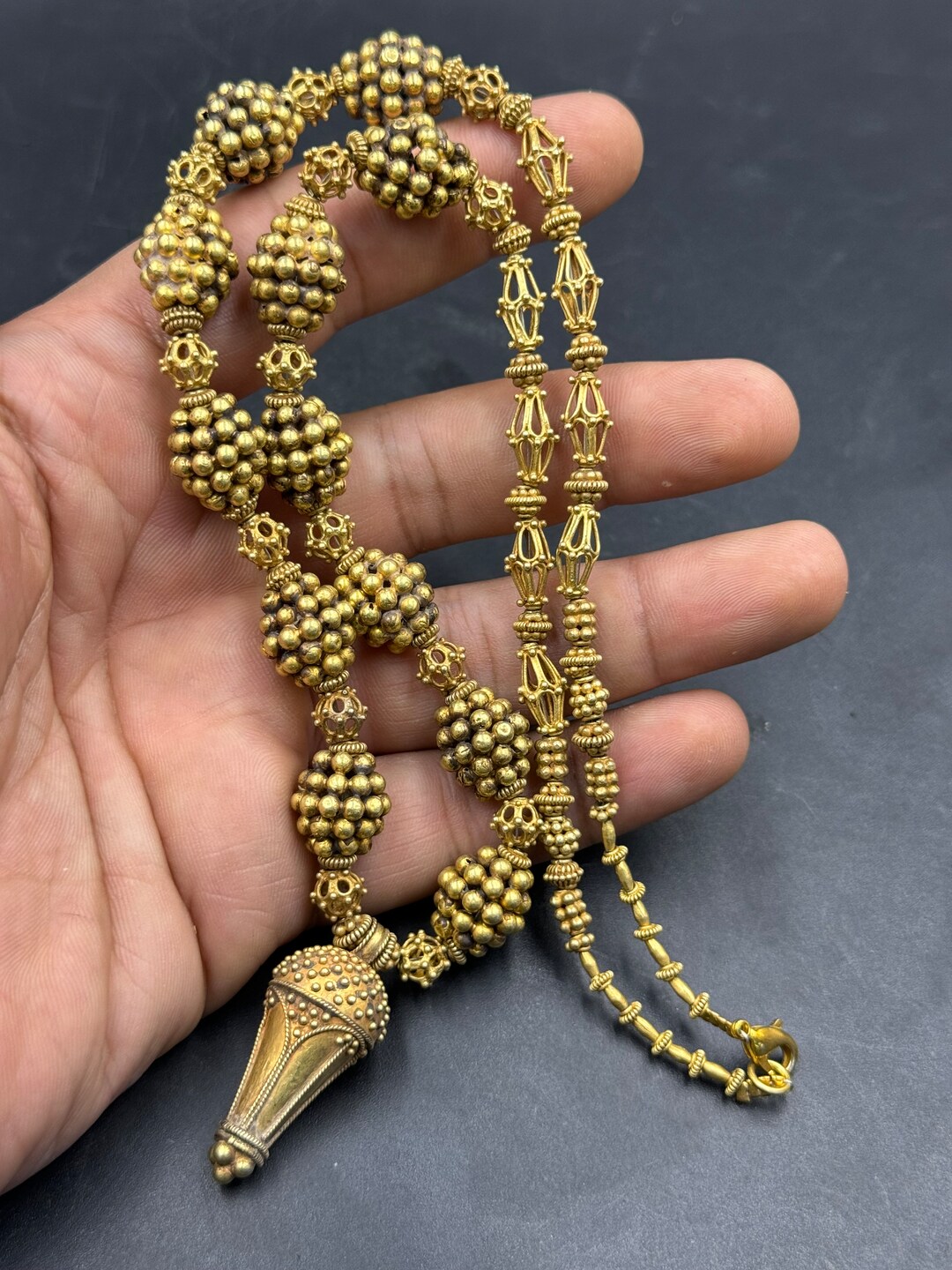 Rare Old Ancient Pyu Period Burmes Gold Beads Necklace - Etsy