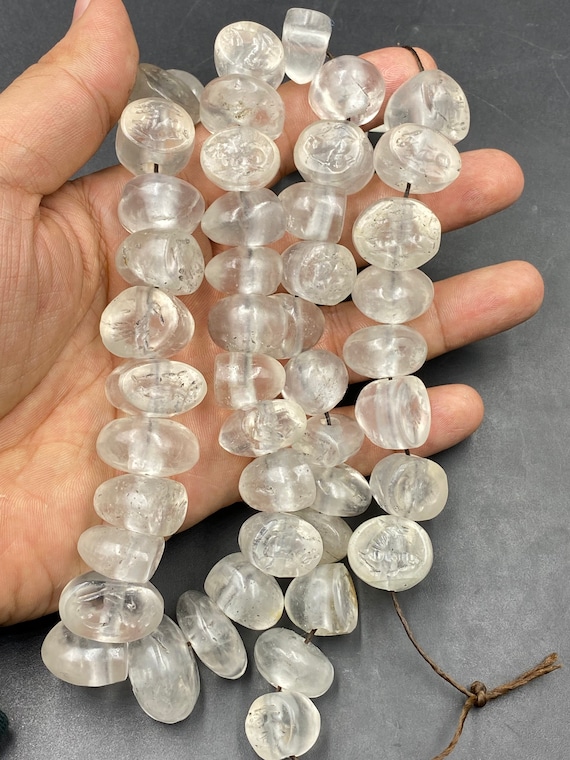 51 Piece Old Ancient Natural Genuine Crystal Seal Engraved - Etsy