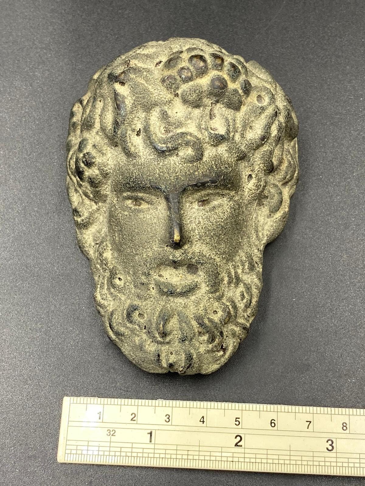 Very Old Ancient Indo-greek Bronze Zeus Face Mask 1st-3th | Etsy