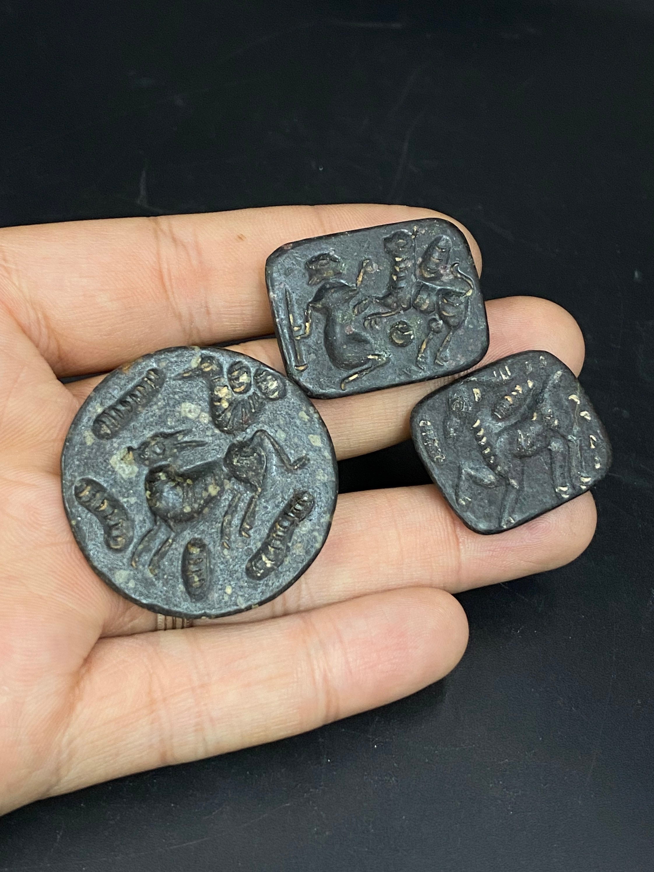 Rare Old Ancient Greek Emperor Black Jasper Signet Stamp - Etsy