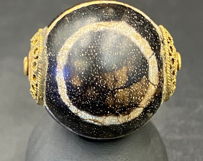 Very Rare!!!! Amazing Old Unique Ancient Pyu 2eye Agate Round Bead With ...