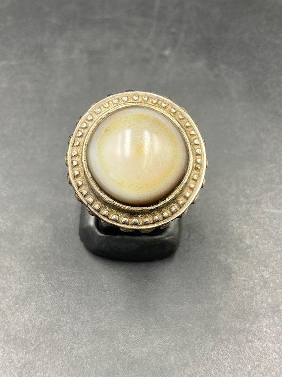 Ancient Beautiful Evil Eye Agate Goat Eye Real Solid Silver - Etsy