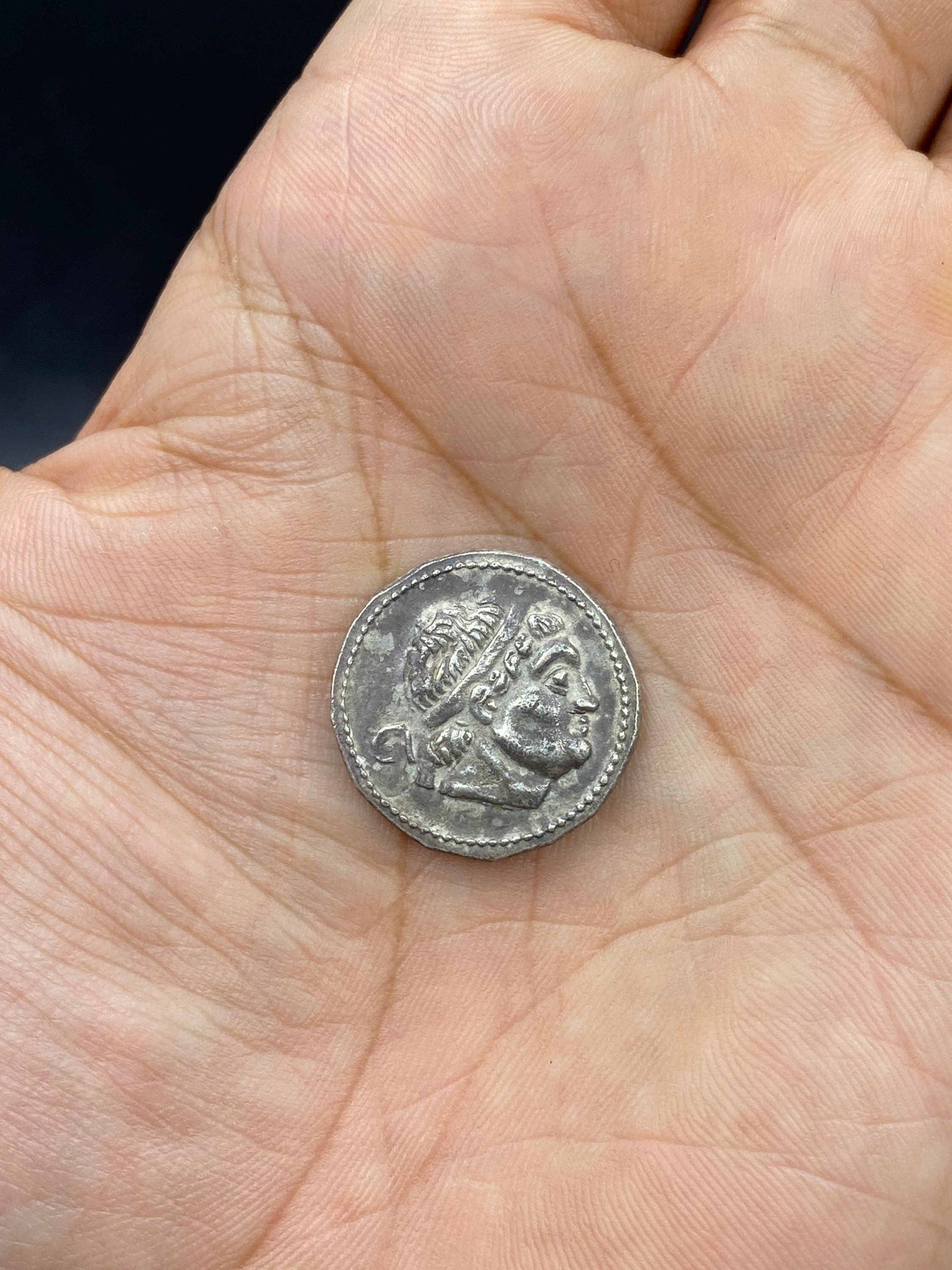 Genuine Old Ancient Greek Empire Solid Silver Coin Excellence Piece - Etsy