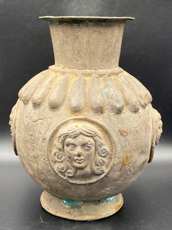 Rareold Ancient Roman Genuine Silver Vase Excellence Patina | Etsy