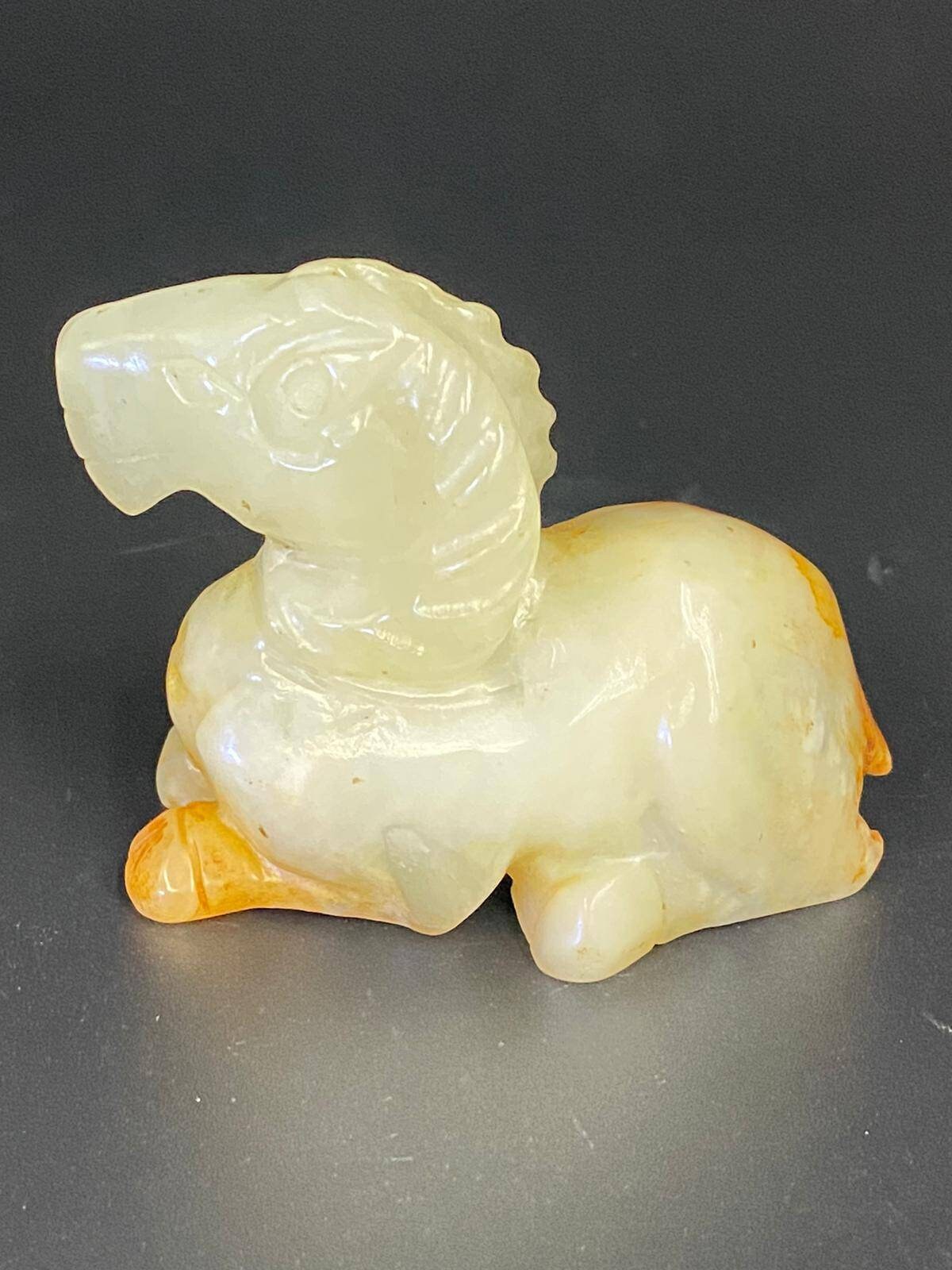 Very Beautiful Old Natural Light Green Jade Carved Animal - Etsy