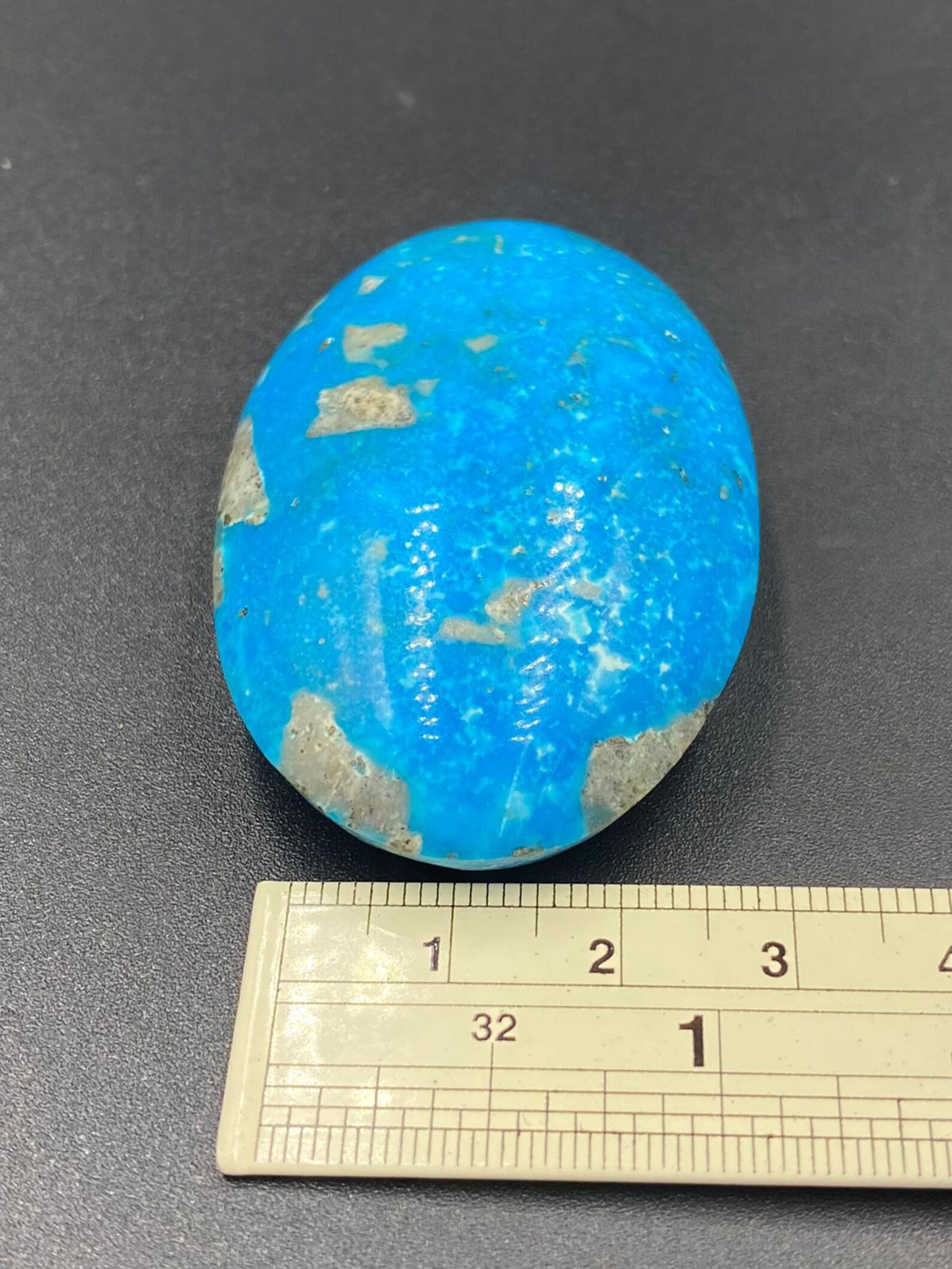 Very beautiful sky blue high quality turquoise oval cabochon | Etsy