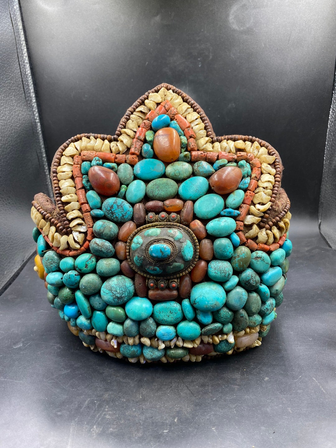 Antique Tibetan Ceremonial Traditional Ethnic Tribal Natural Old ...