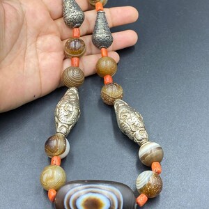 Beautifull Unique Old Antique Natural Evil Eye Agate and Aqeeq Agate ...