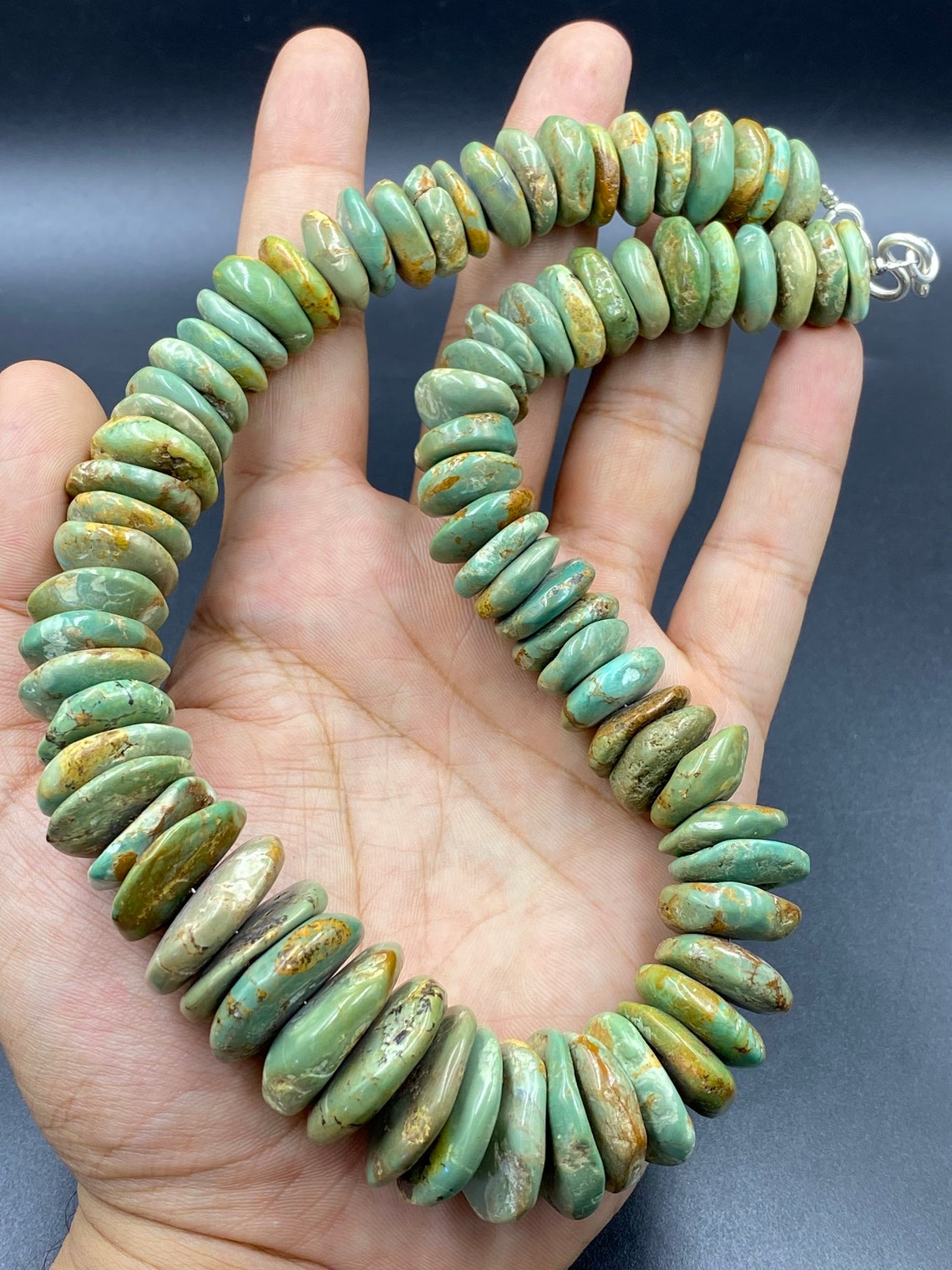 Unique Natural Tibetan Turquoise Necklace Rare Beautiful Nice - Etsy