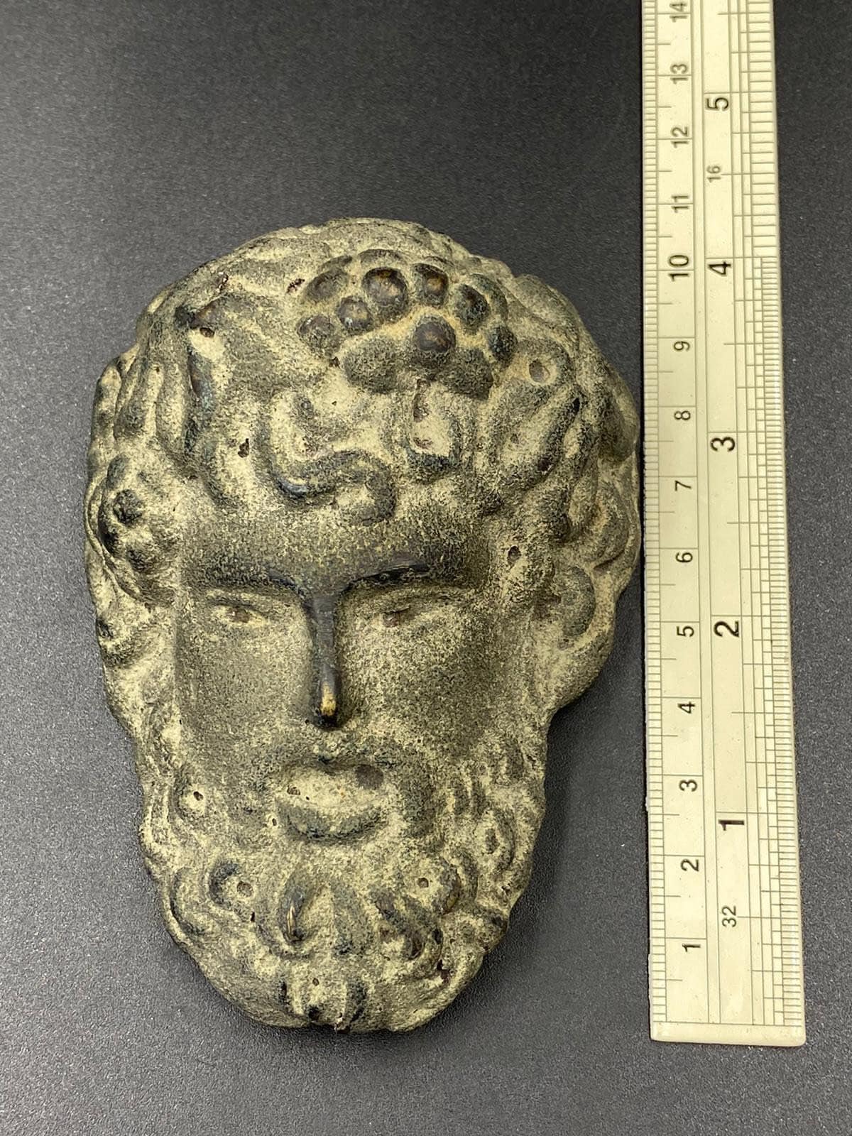 Very Old Ancient Indo-greek Bronze Zeus Face Mask 1st-3th | Etsy