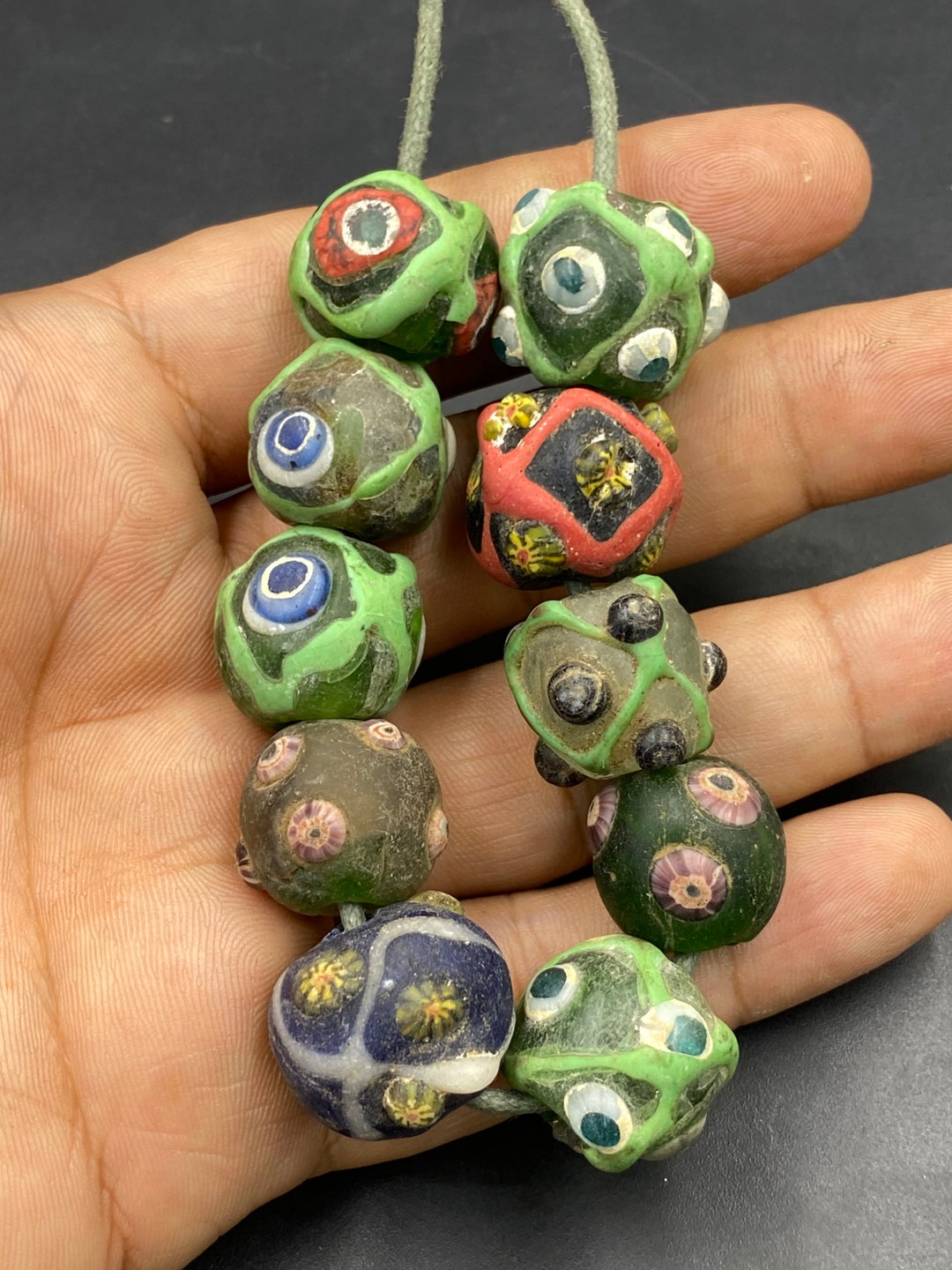 Wonderful Ancient Mosaic Gabri Glass Bead Lovely Color Bead - Etsy