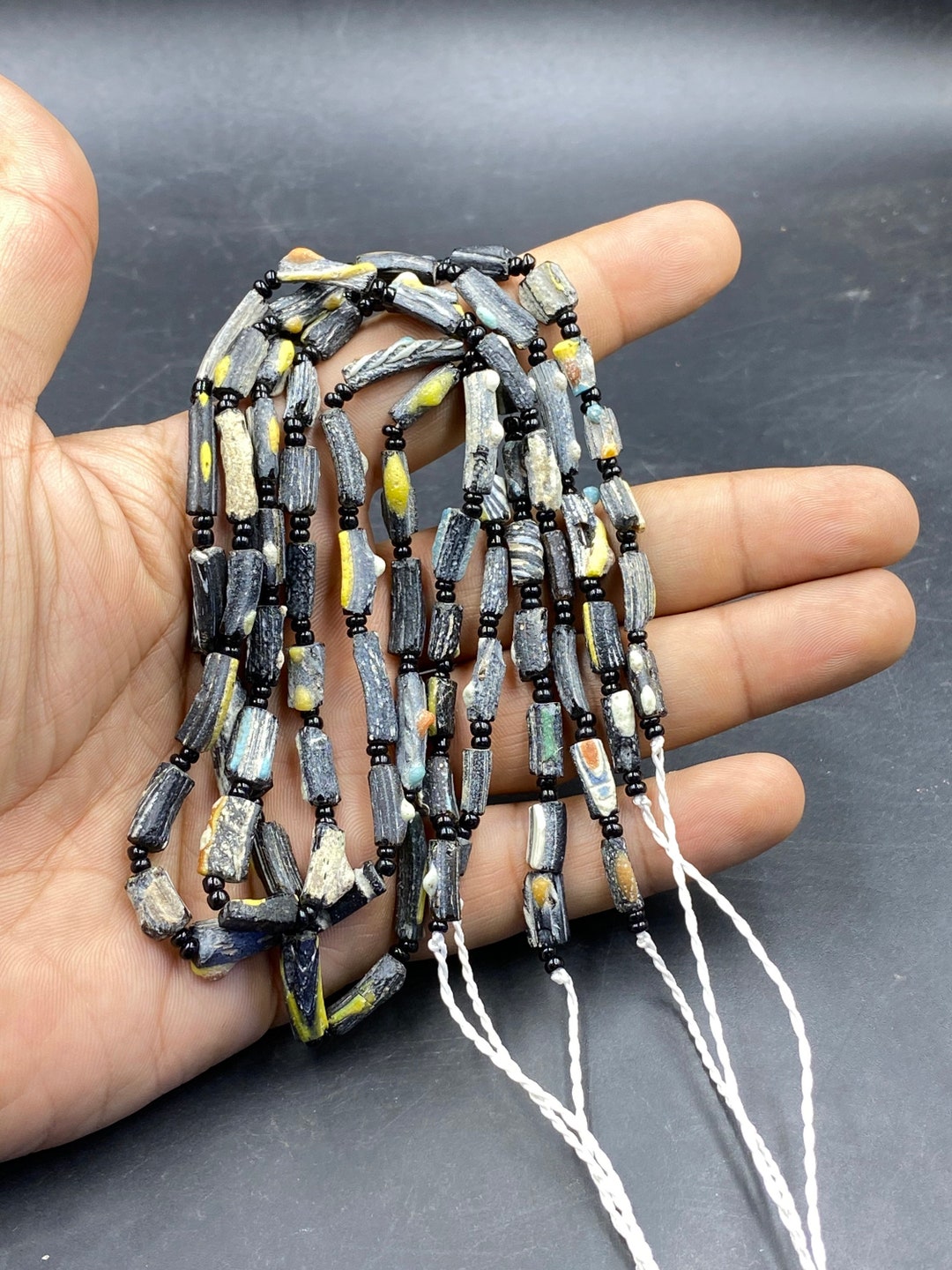 Rare Old Gabri Glass Bead 3-strand From Shamtalo - Etsy