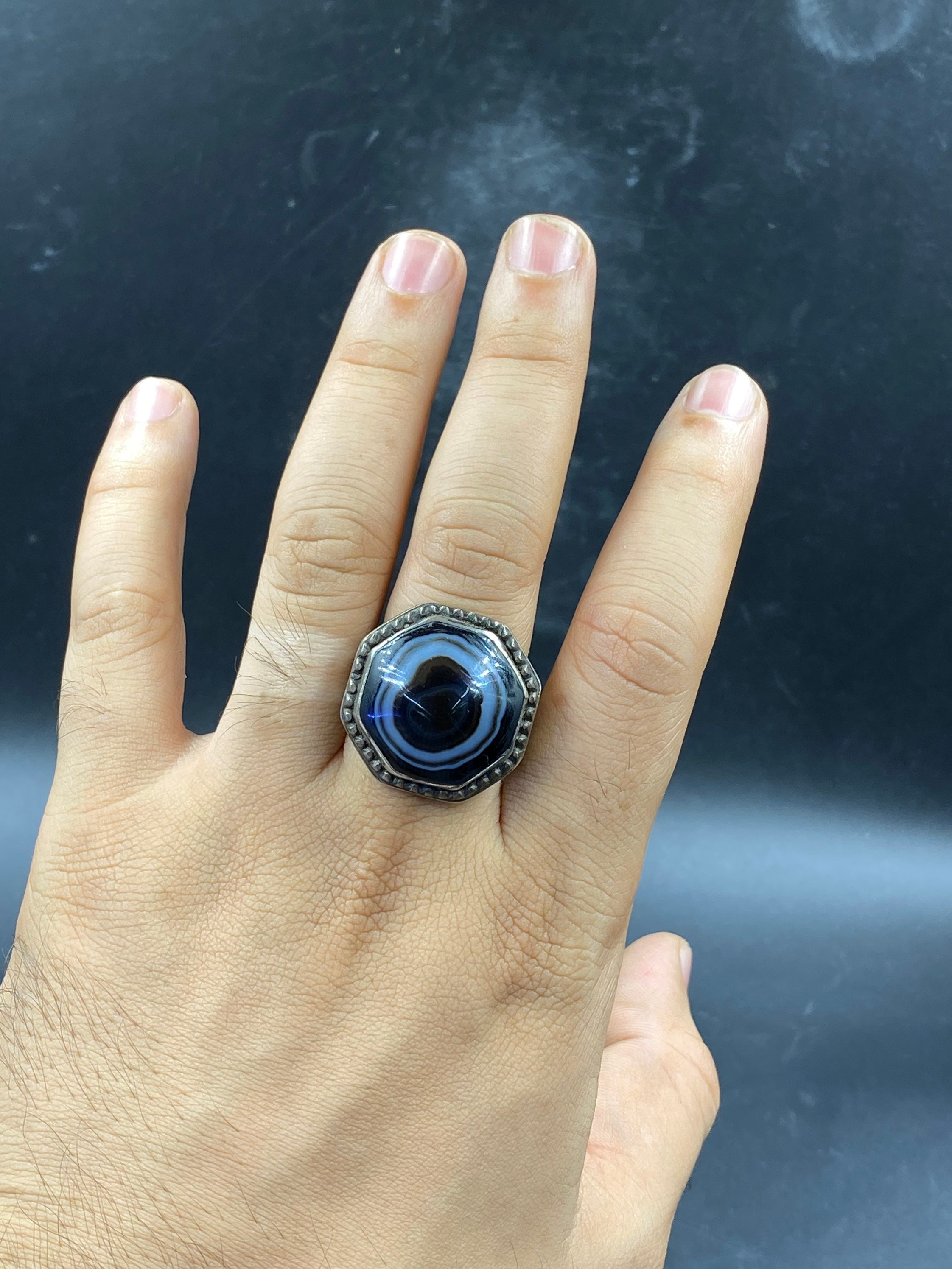 Beautifull Old Afghan Natural Evil Eye Agate With Handmade - Etsy