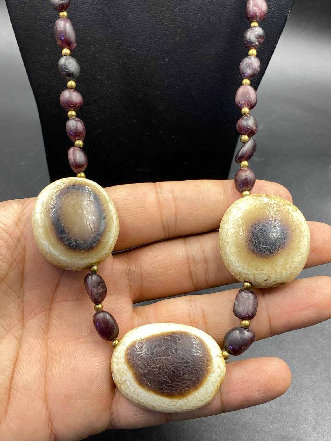 Rare Old Antique Natural Evil Eye Agate Goat Eye Bead With | Etsy