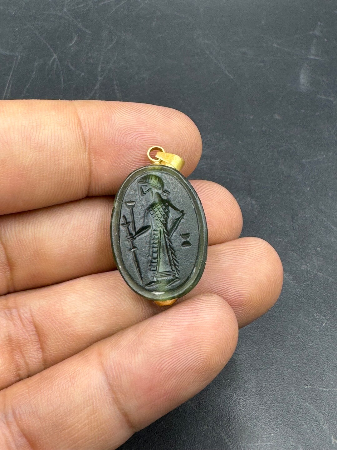 Wonderful Old Ancient Antique Scarab Pendent 18K Genuine Gold Unique ...