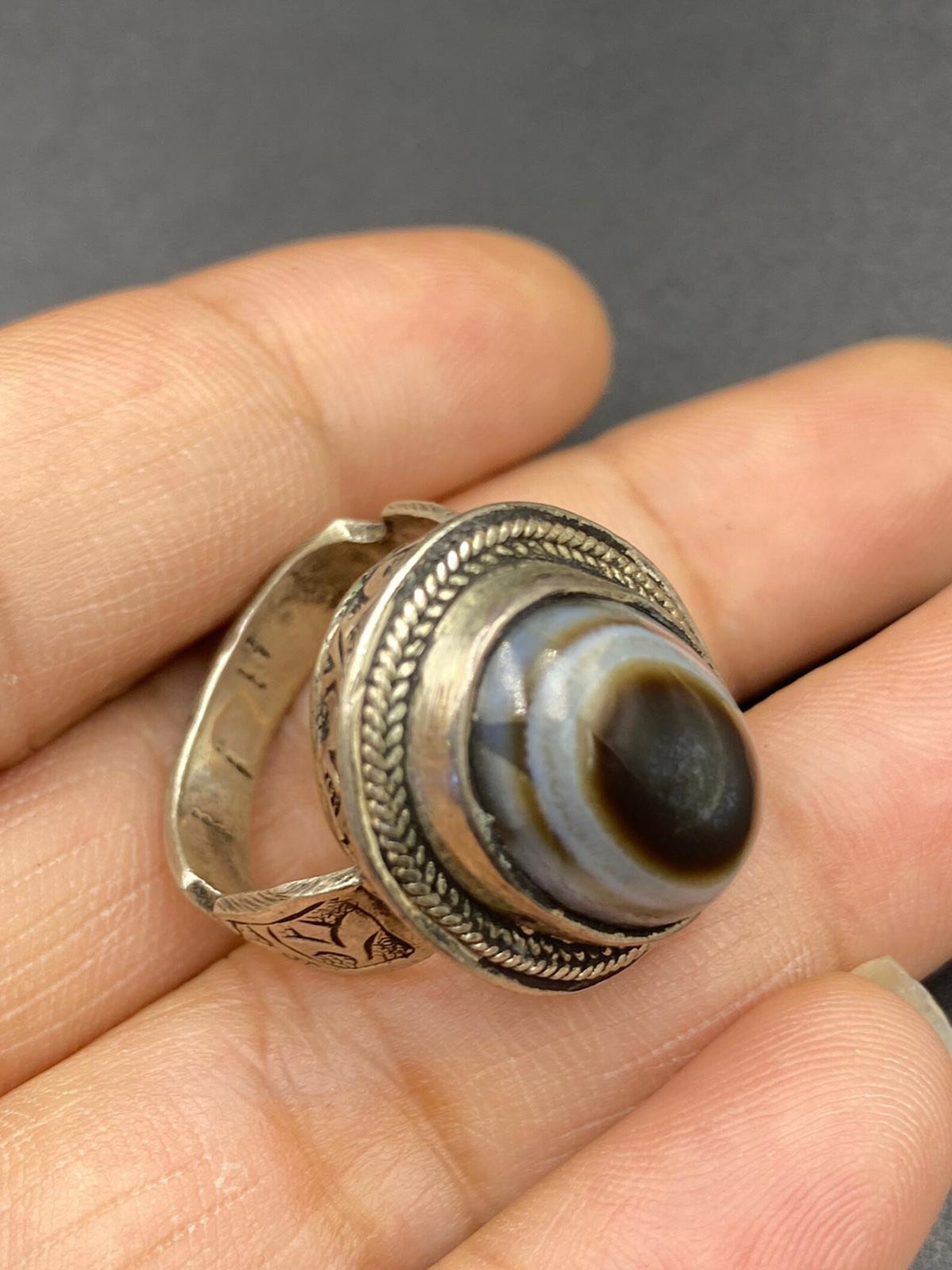 Very Beautiful Old Ancient Tibetan Evil Eye Black and White - Etsy