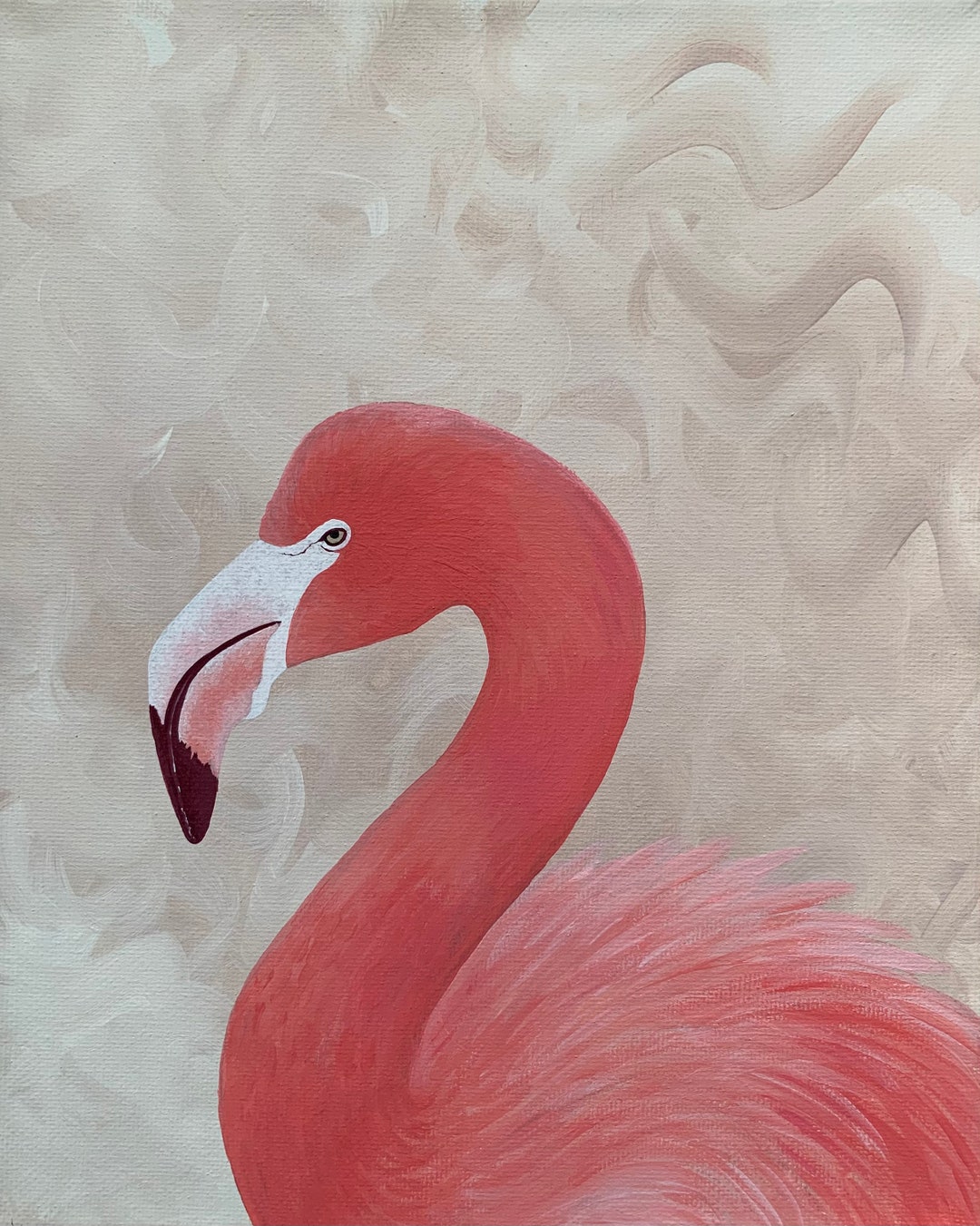 Pink Flamingo, Limited Edition Print - Etsy